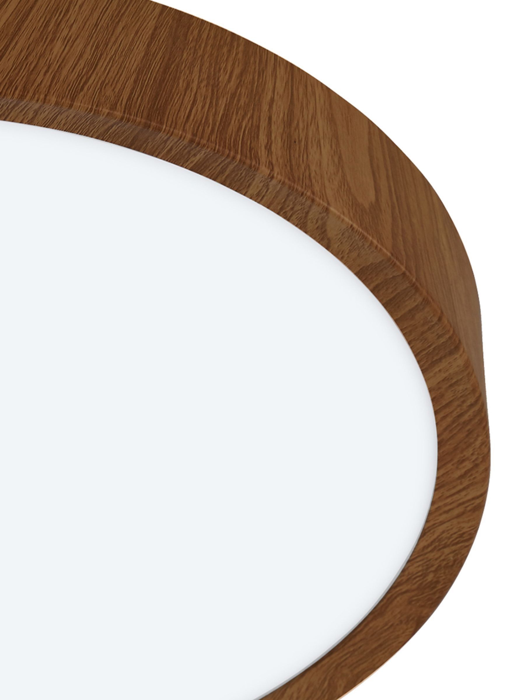 Buy Eglo White Dark Wood Musurita LED Ceiling Light from the Next UK ...