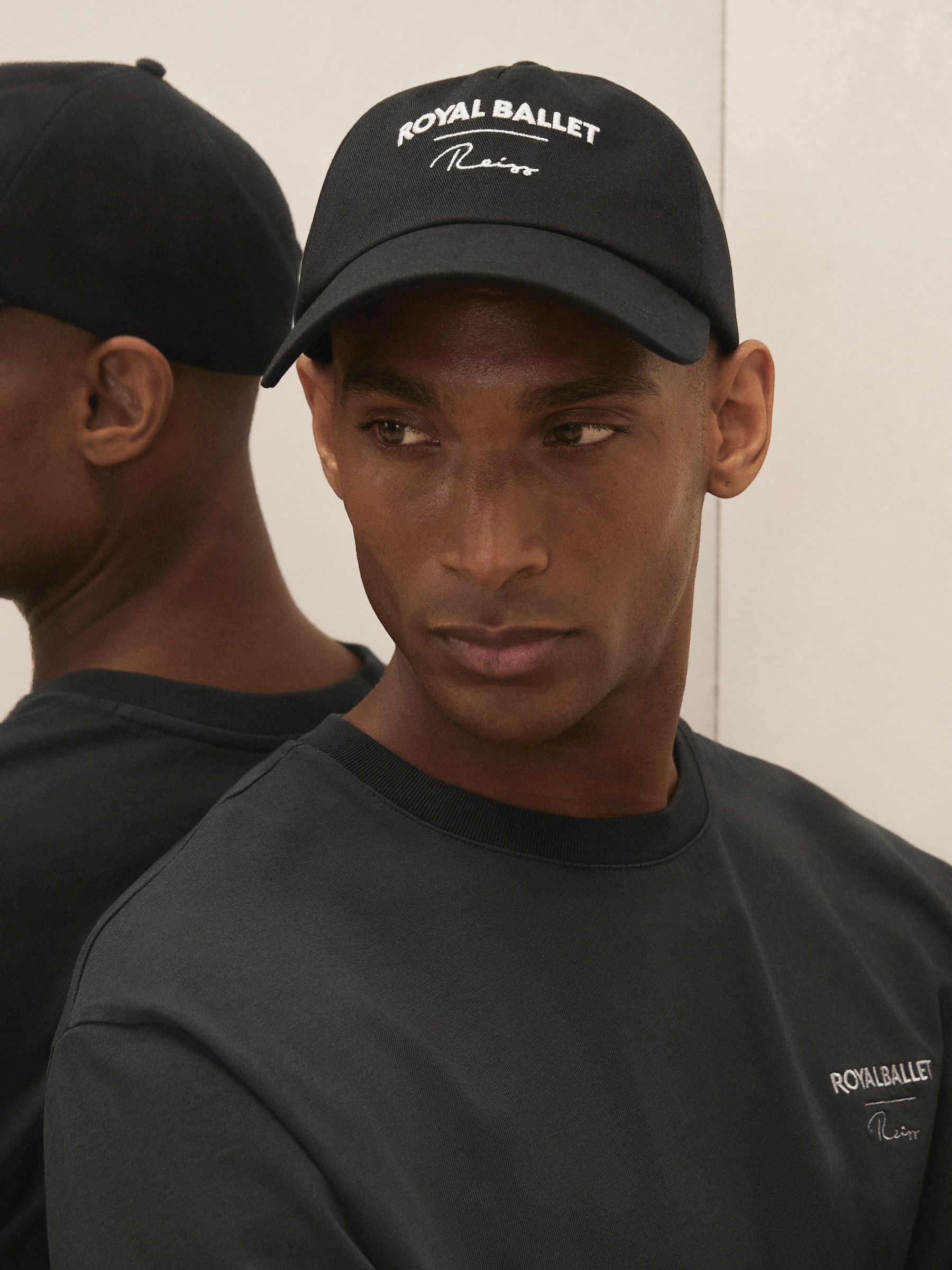 Buy Reiss Black Adagio Reiss | Royal Ballet Logo Cap Unisex Fit from ...