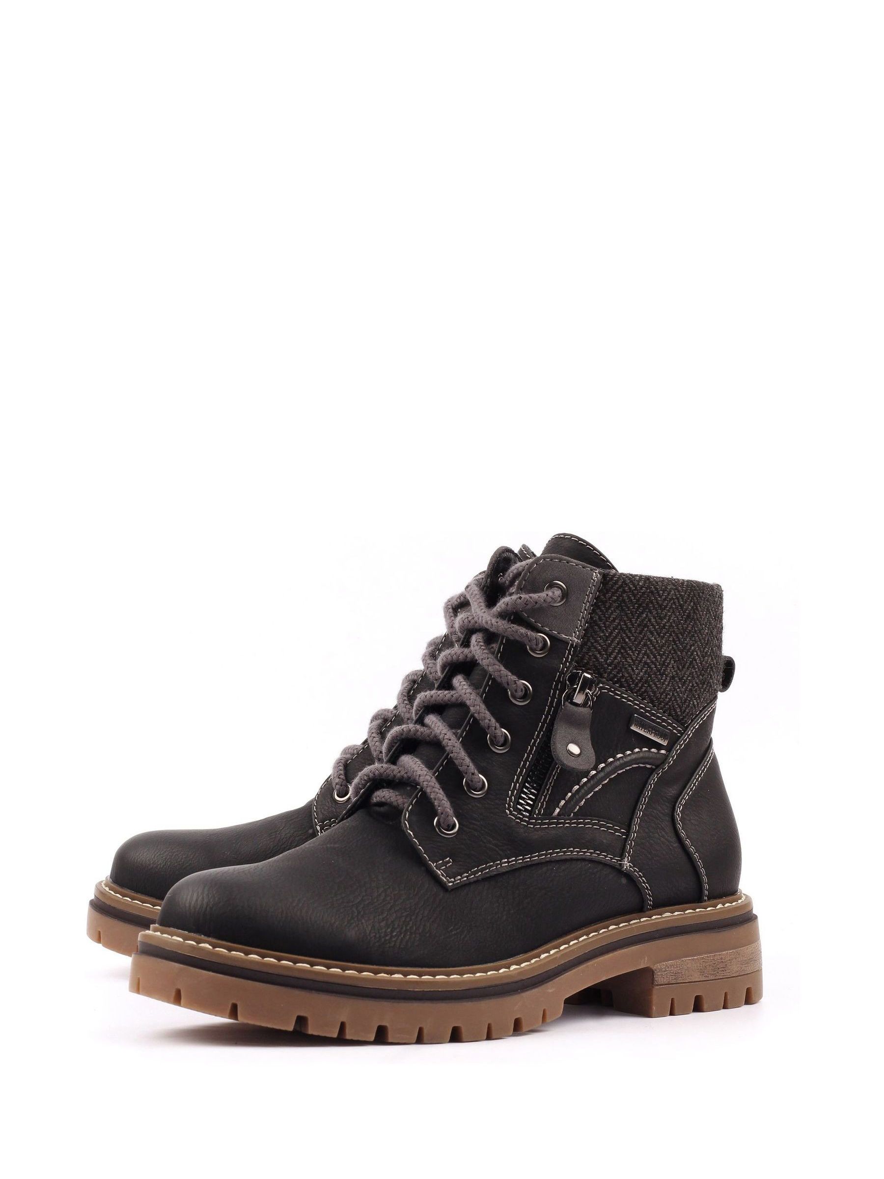 Buy Lunar Black Red Caramel Waterproof Boots from Next Netherlands
