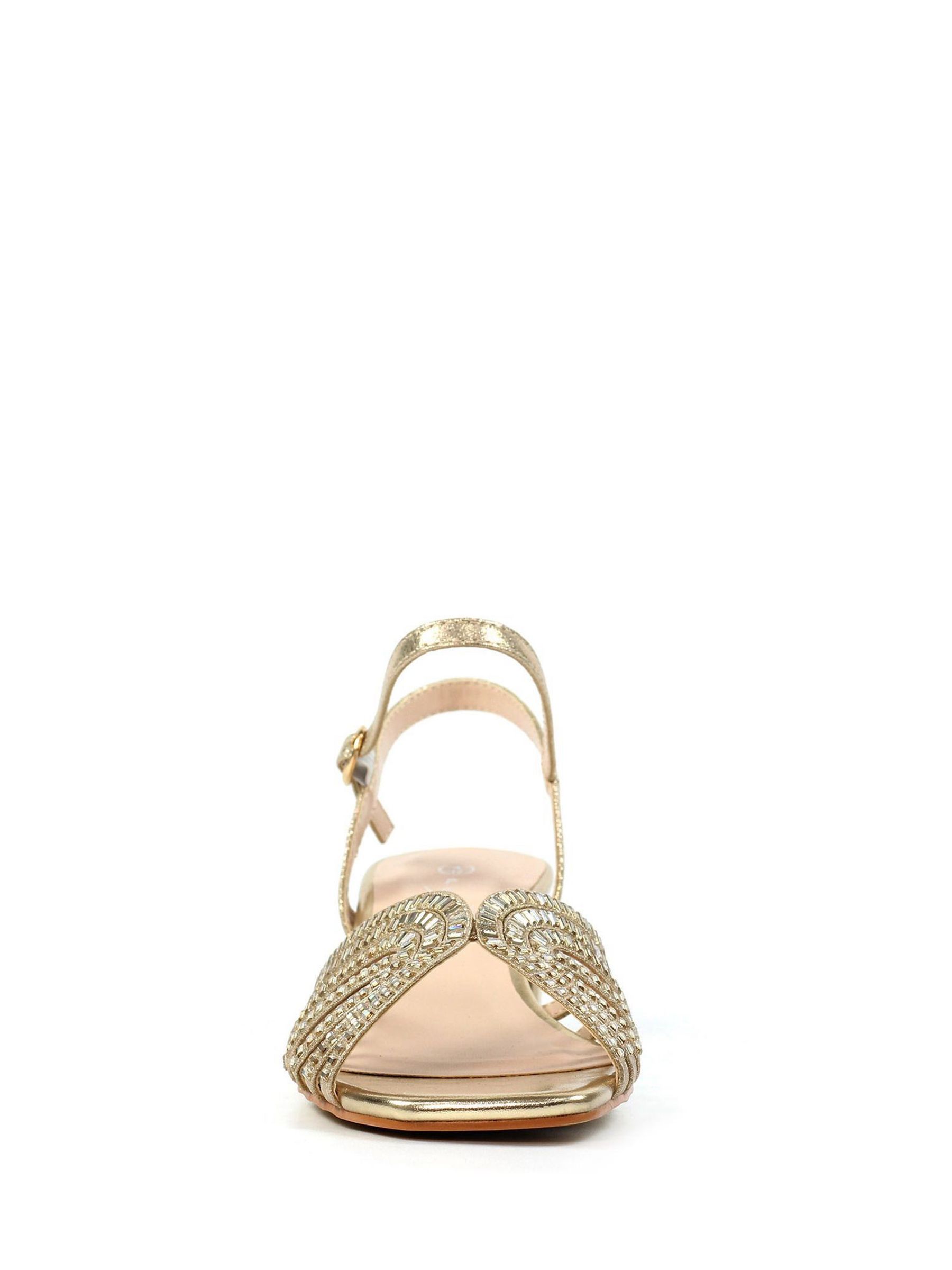 Buy Lunar Gold Twinkle Block Heel Sparkly Party Sandals from the Next ...