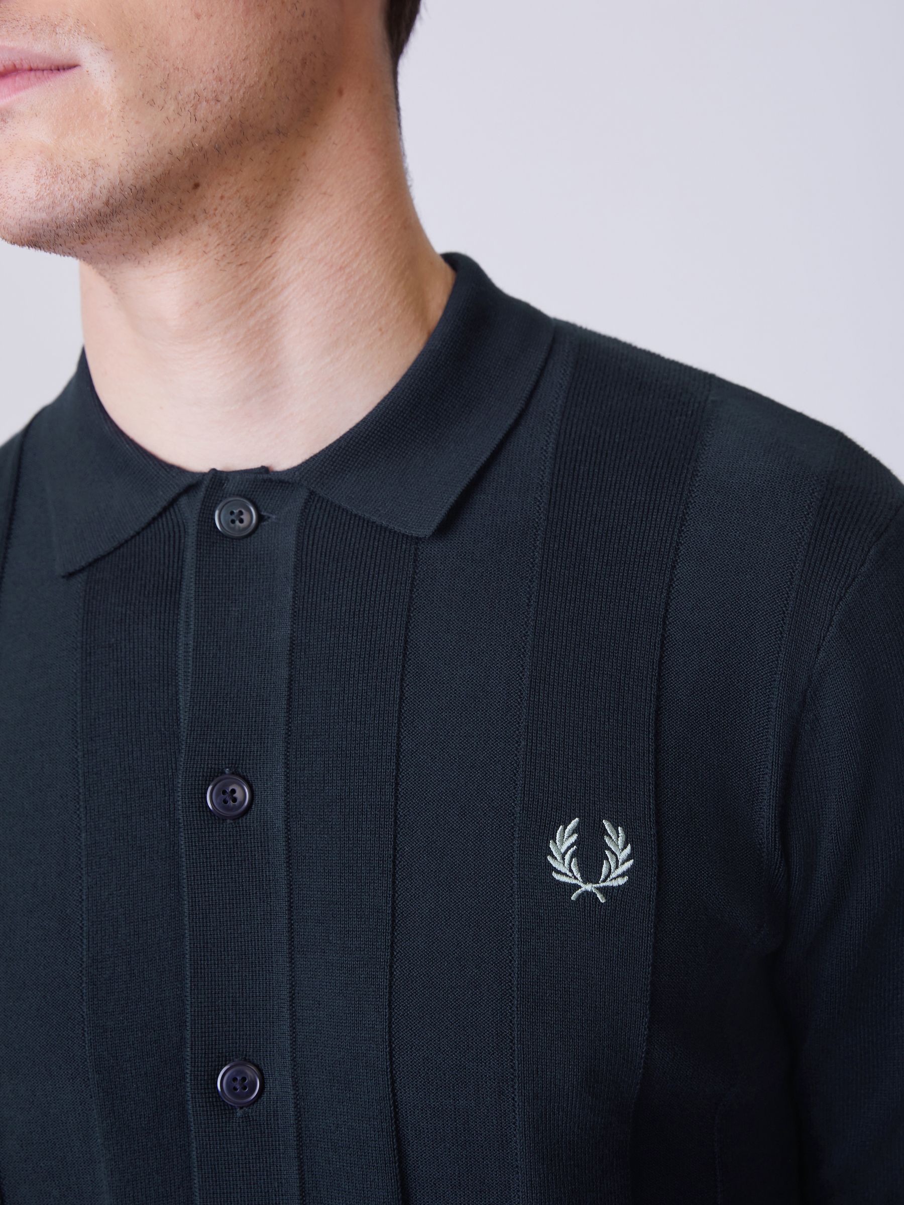 Buy Fred Perry Blue Tonal Vertical Stripe Shirt from Next New Zealand