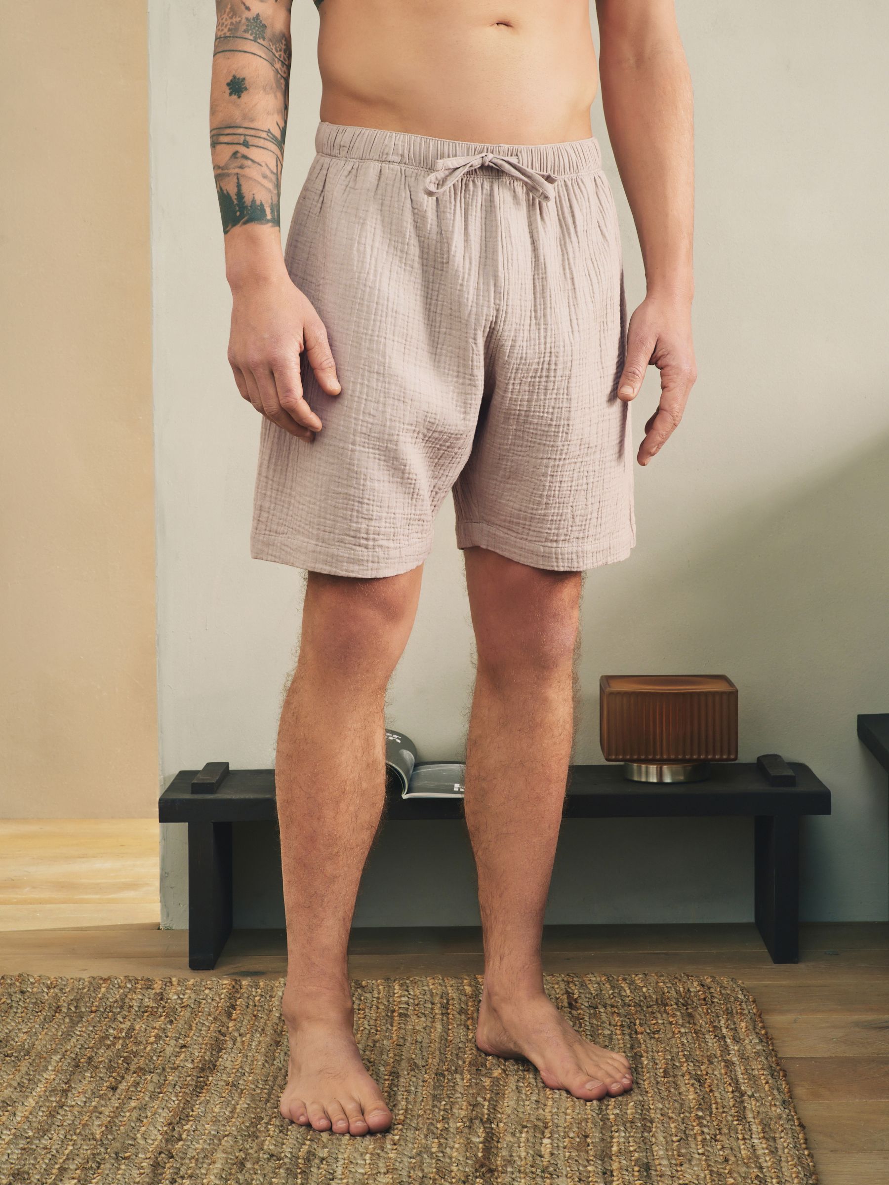 Buy Neutral Cheesecloth Shorts 3 Pack from the Next UK online shop