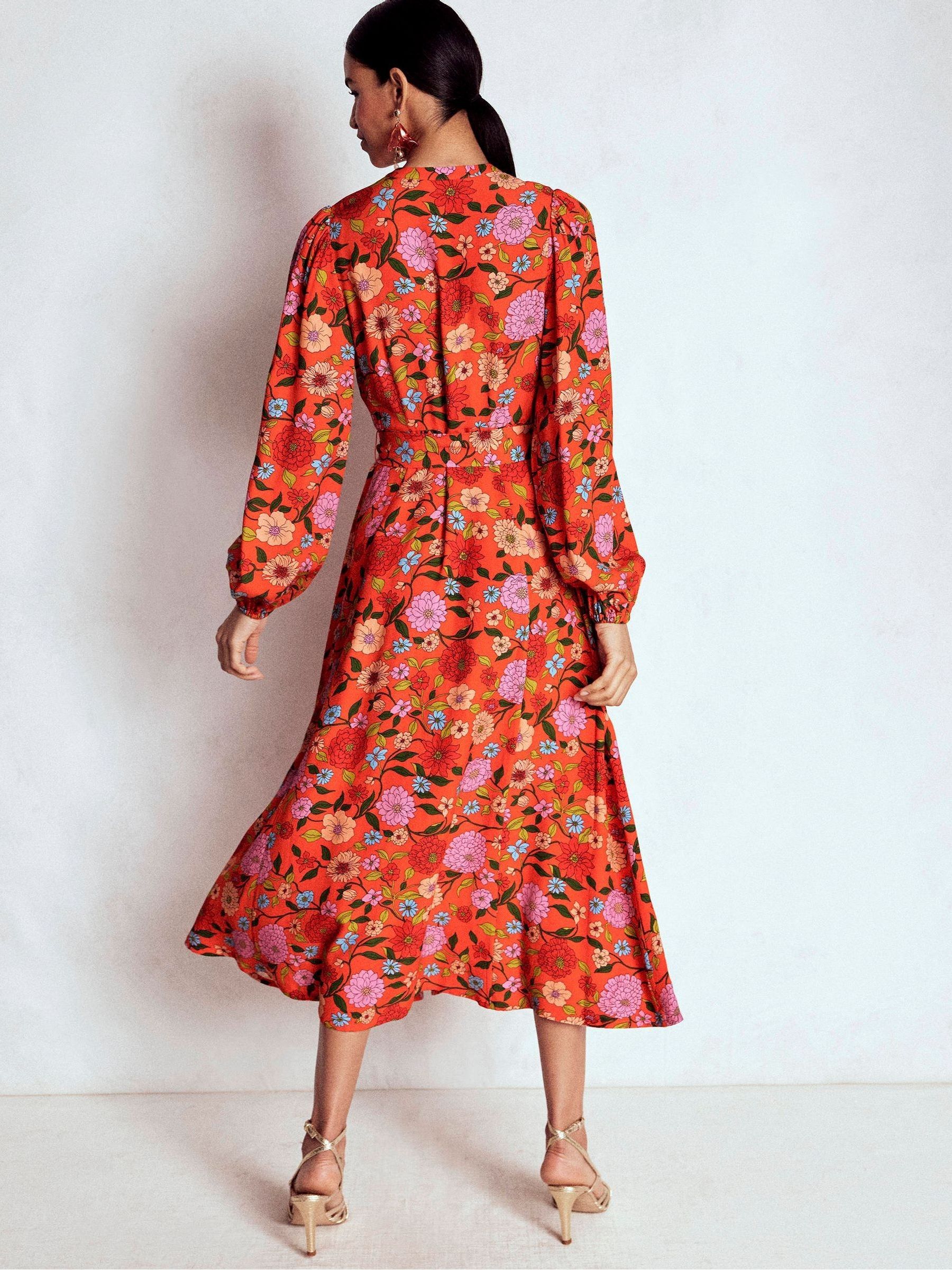Buy Boden Orange Mae Maxi Shirt Dress from the Next UK online shop