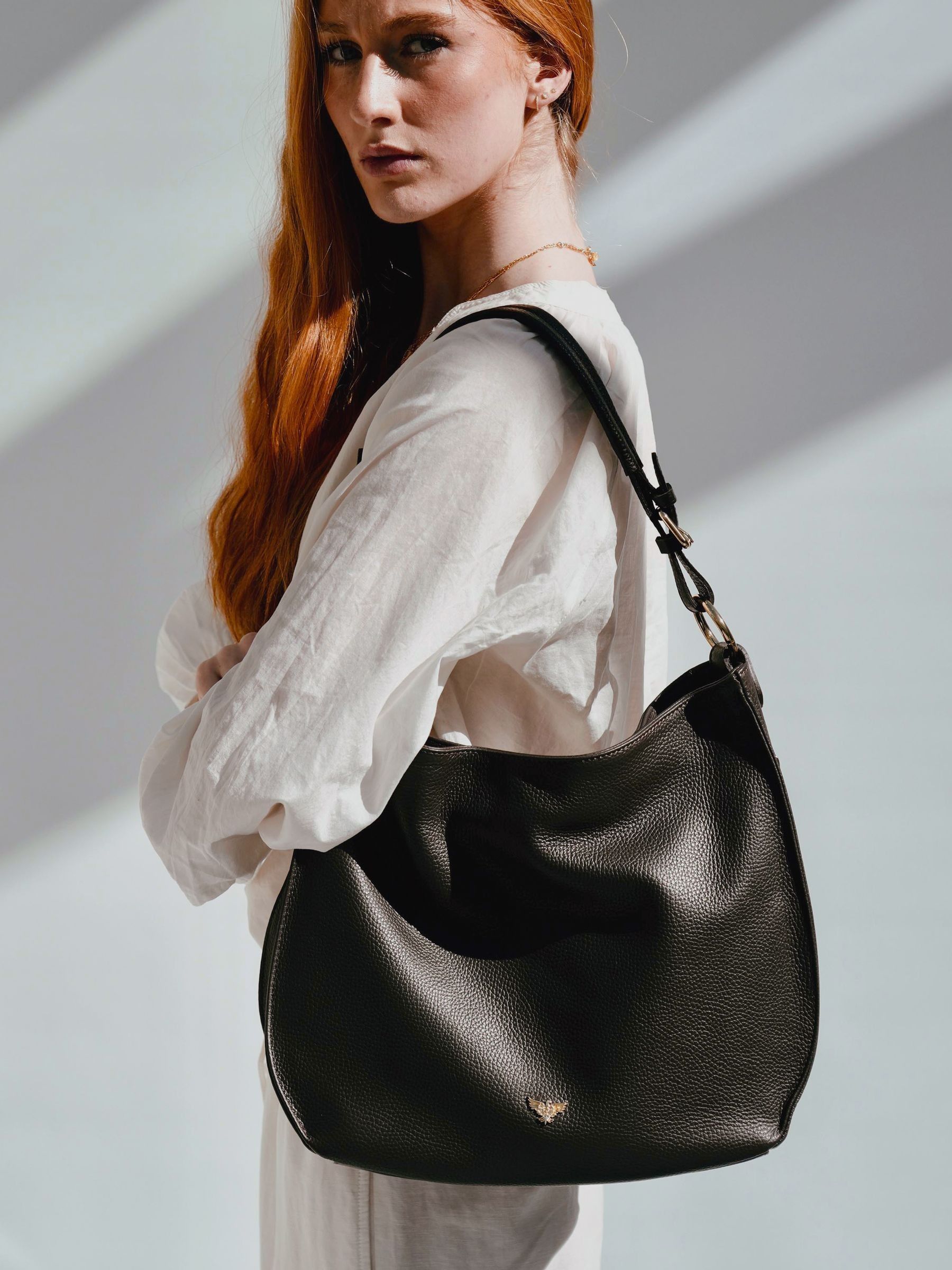 Buy Apatchy Black The Harriet Leather Bag from the Next UK online shop