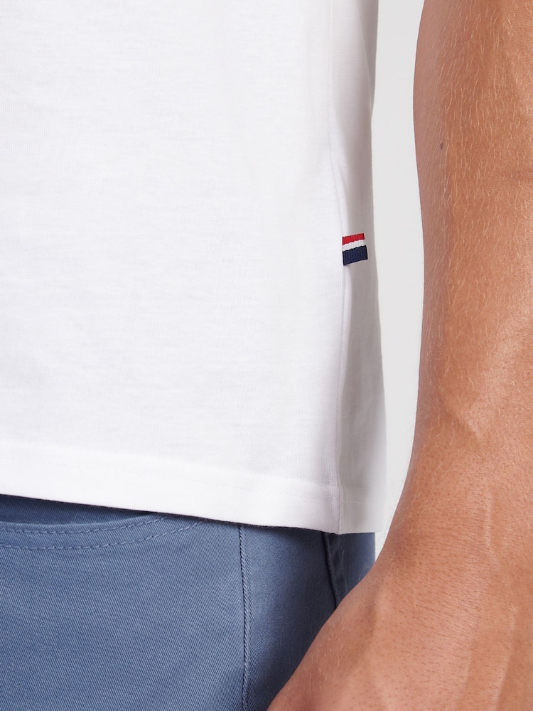 Buy U.S. Polo Assn. White Mens Back Graphic T-Shirt from Next Hungary