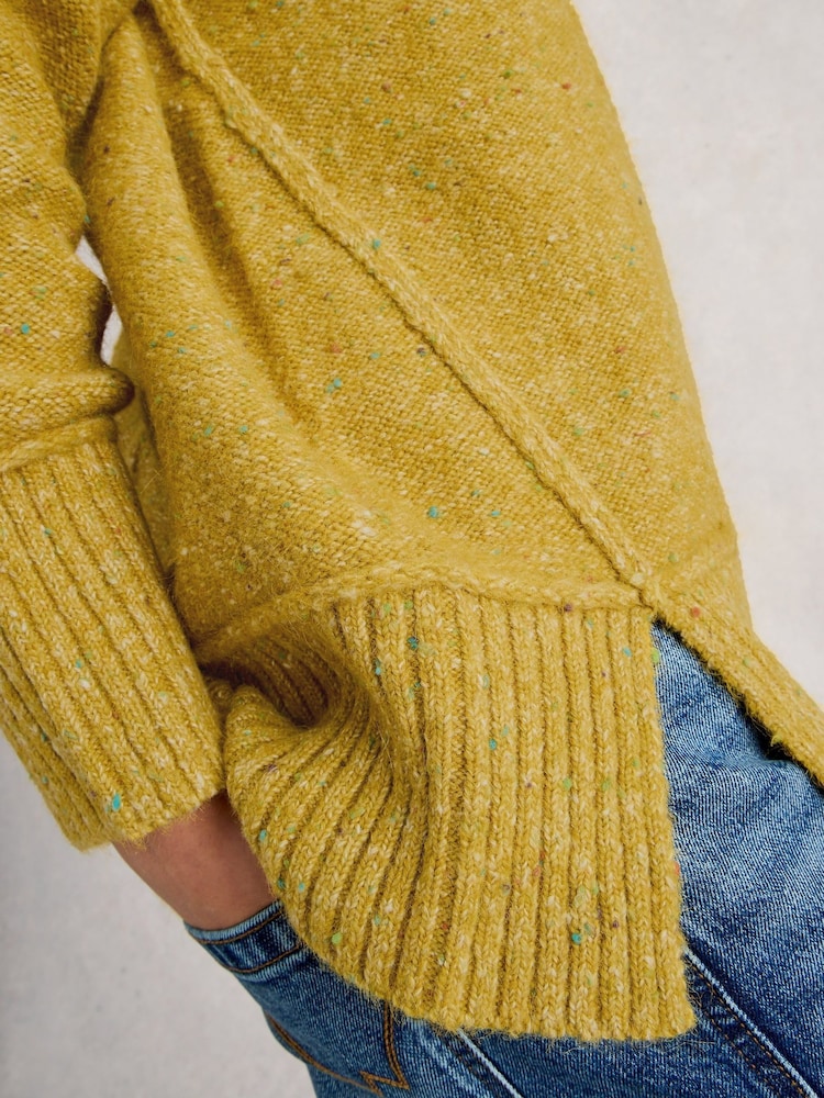 Buy White Stuff Yellow Tilly V-Neck Jumper from Next Cyprus