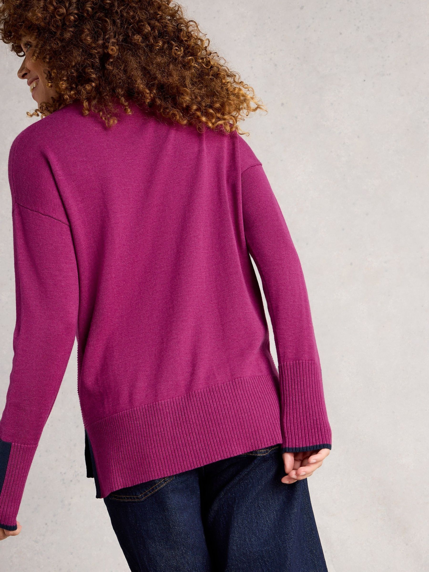 Buy White Stuff Purple Olive Jumper from Next Australia