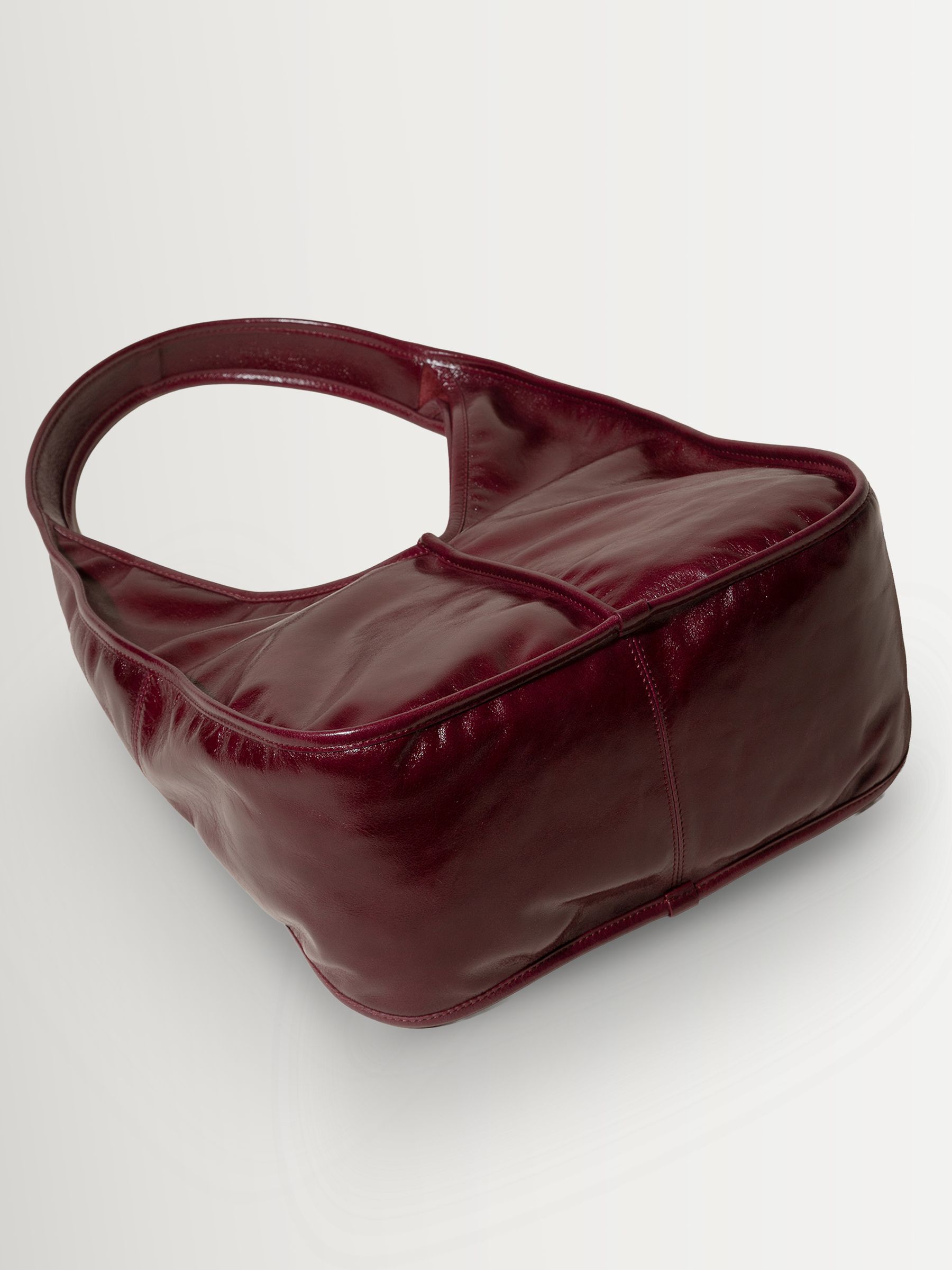 Buy Hereu Studio Burgundy Calella Hobo Trimmed Shoulder Bag from Next ...