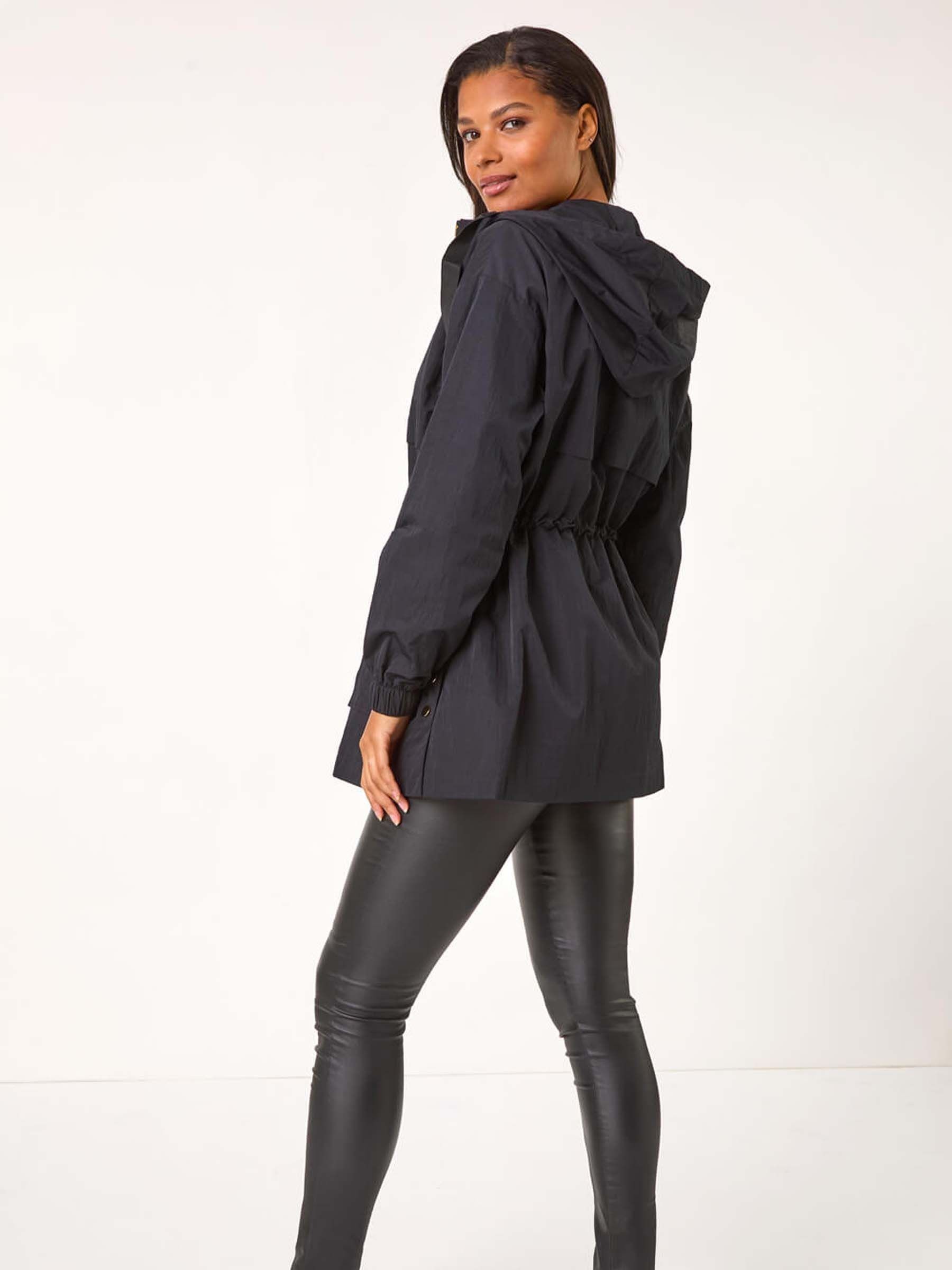 Buy Roman Black Shower Resistant Rain Jacket from Next USA