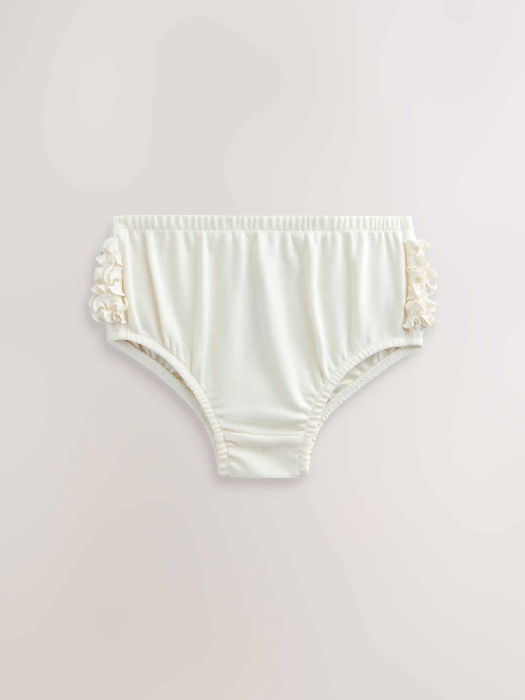 Buy Cream Frill Baby Jersey Knickers 3 Pack (0mths-2yrs) from Next ...