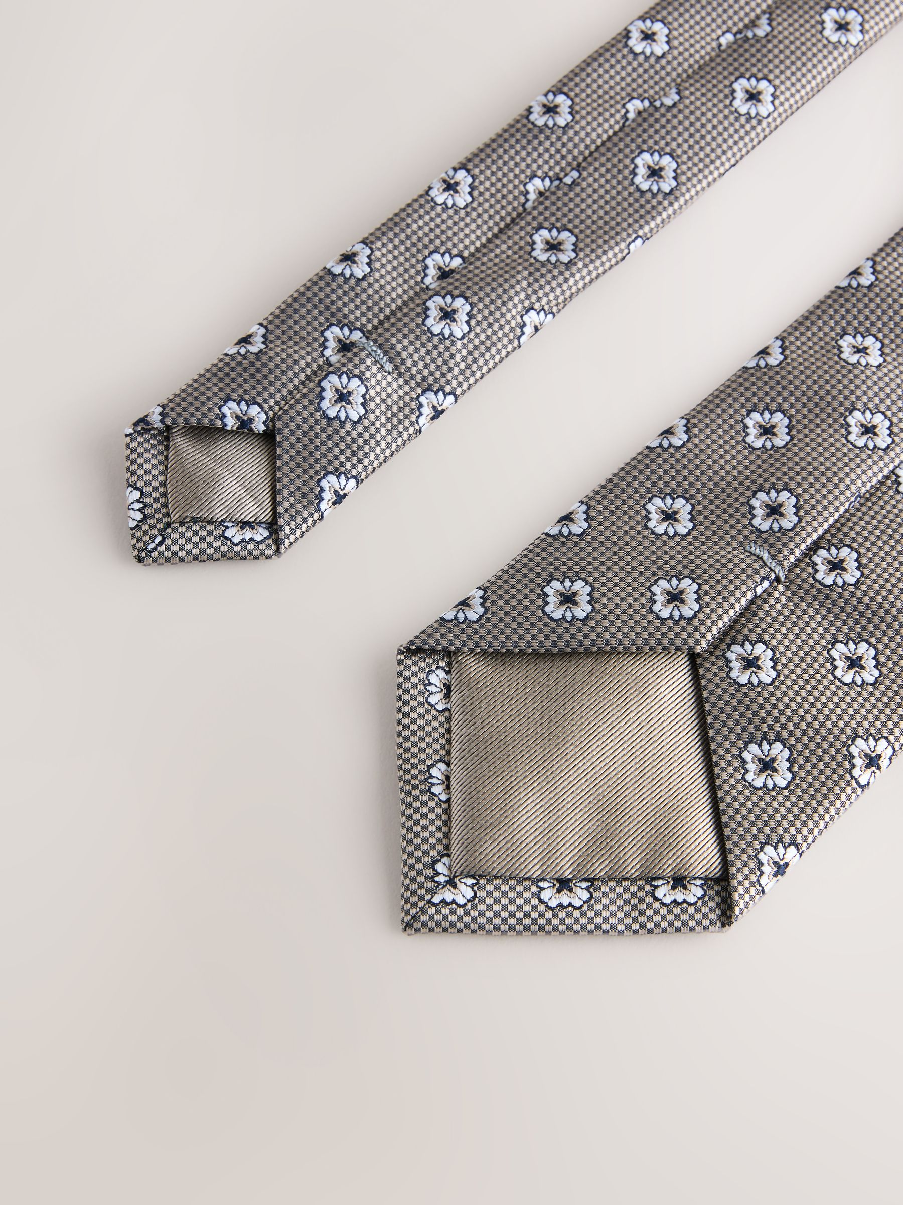 Buy Neutral Pattern Tie from Next New Zealand