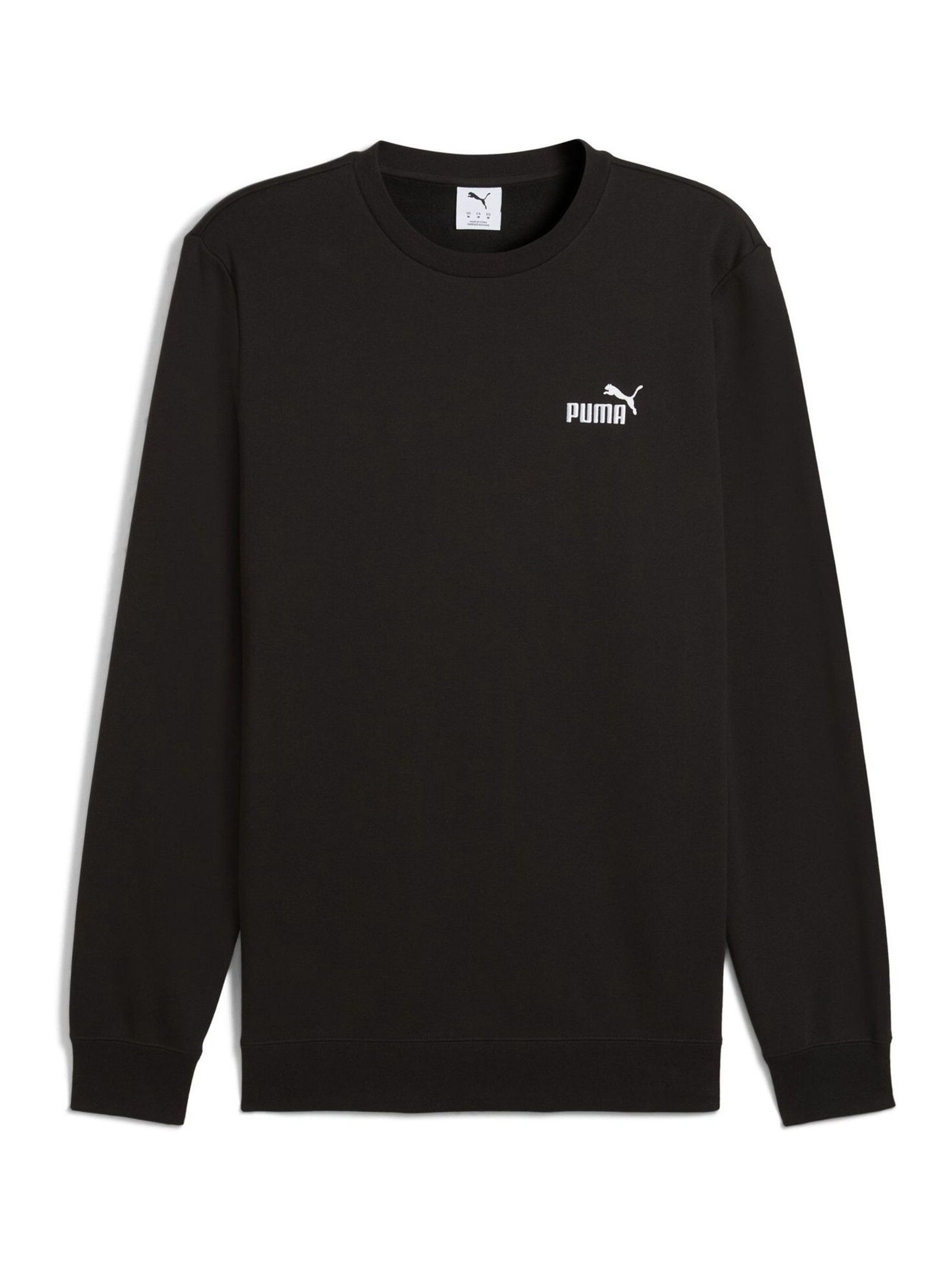 Buy Puma Black Essentials Small No. 1 Logo Crew Neck Sweatshirt from ...