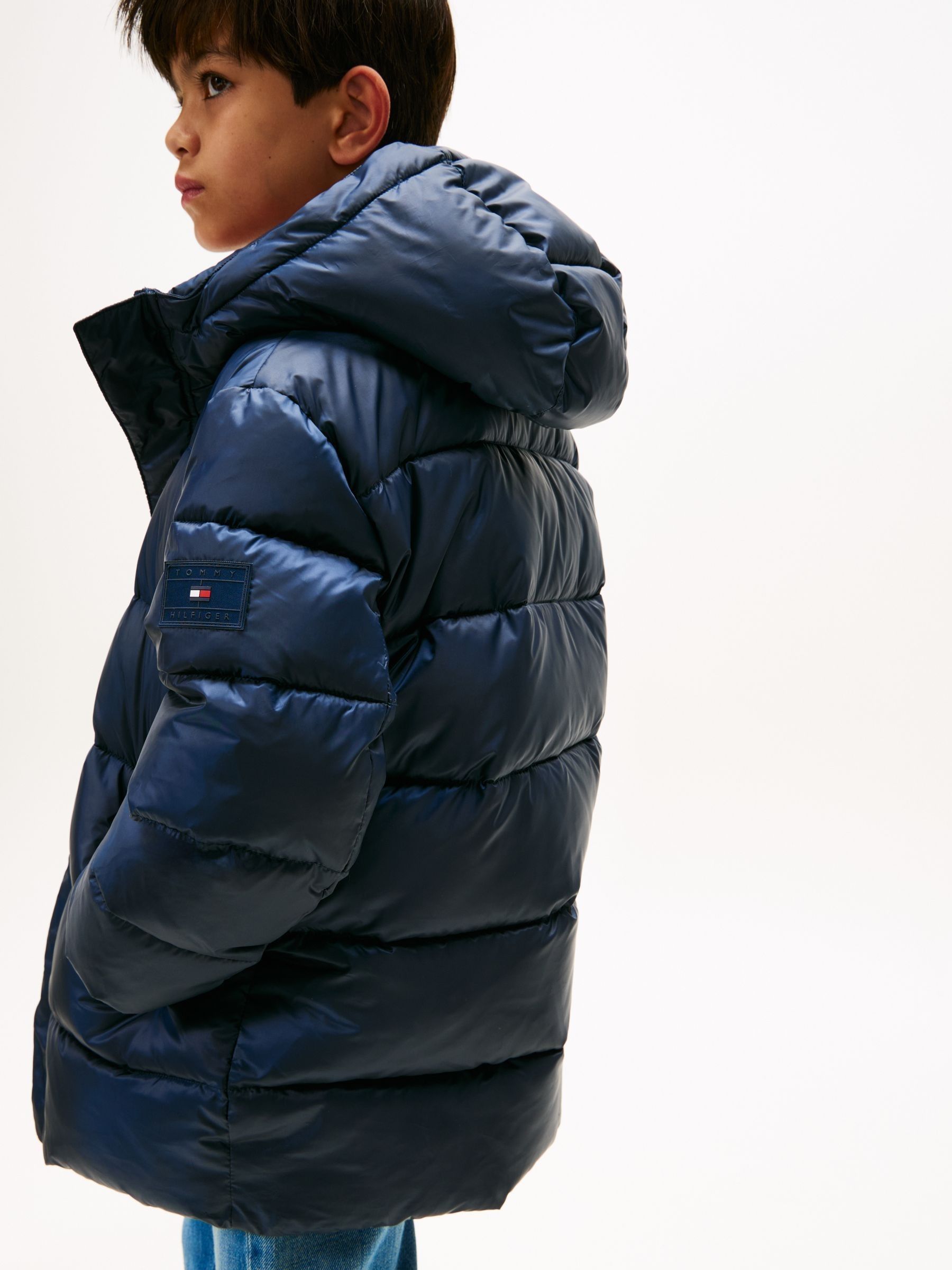 Buy Tommy Hilfiger Blue Essential Padded Parka from Next India