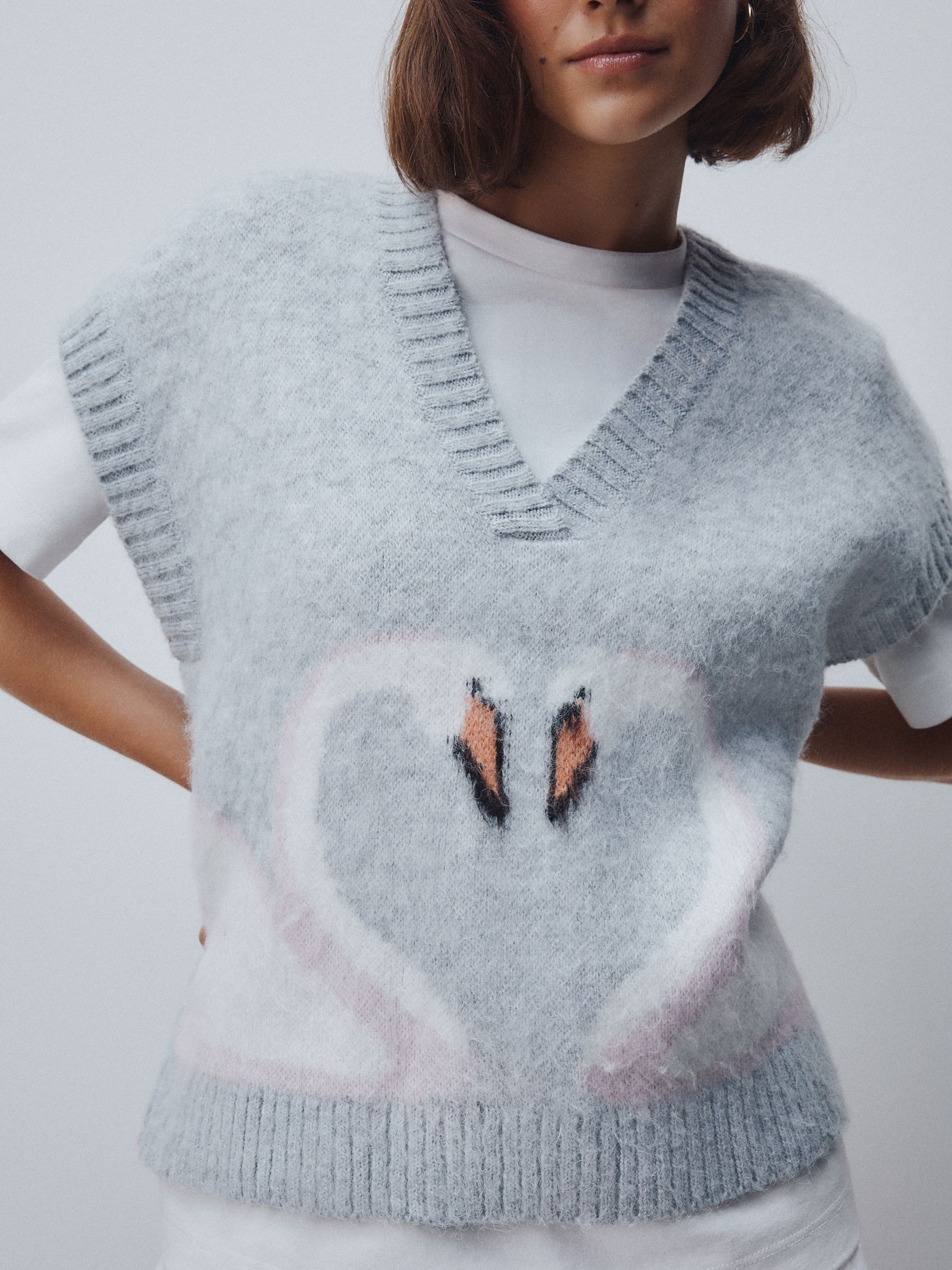 Buy Grey Swan Scene - Knitted Tank from Next United Arab Emirates