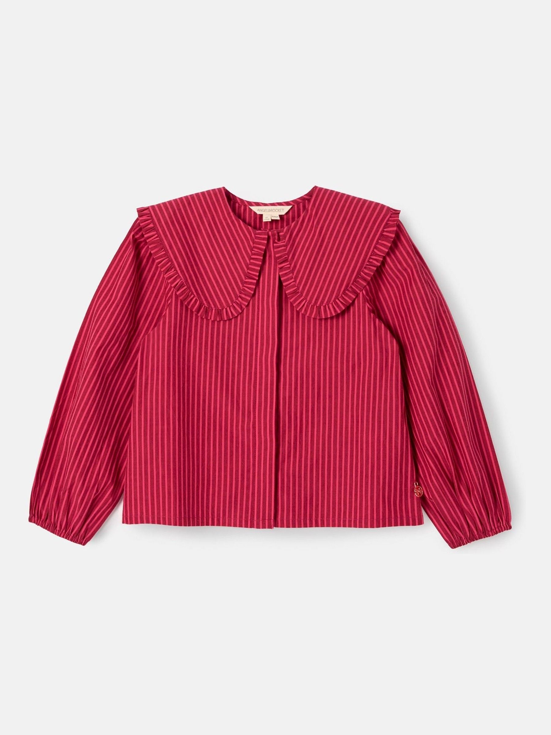 Buy Angel & Rocket Pink Maggie Frill Collar Shirt from the Next UK ...