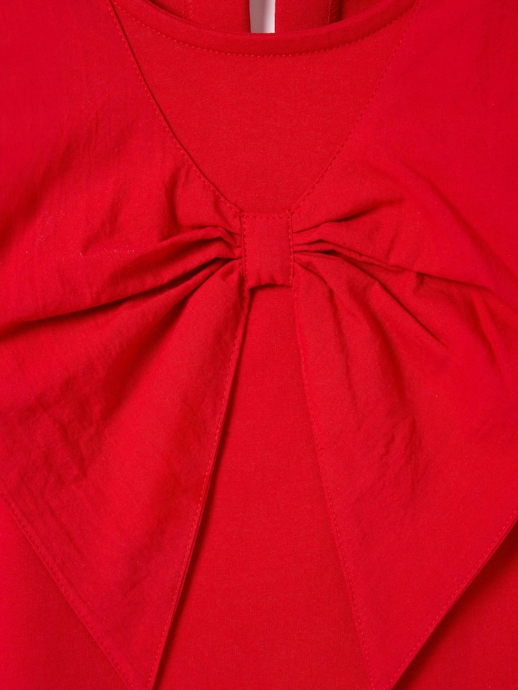 Buy Angel & Rocket Red Tilly Woven Collar Puff Sleeve Top from Next Belgium