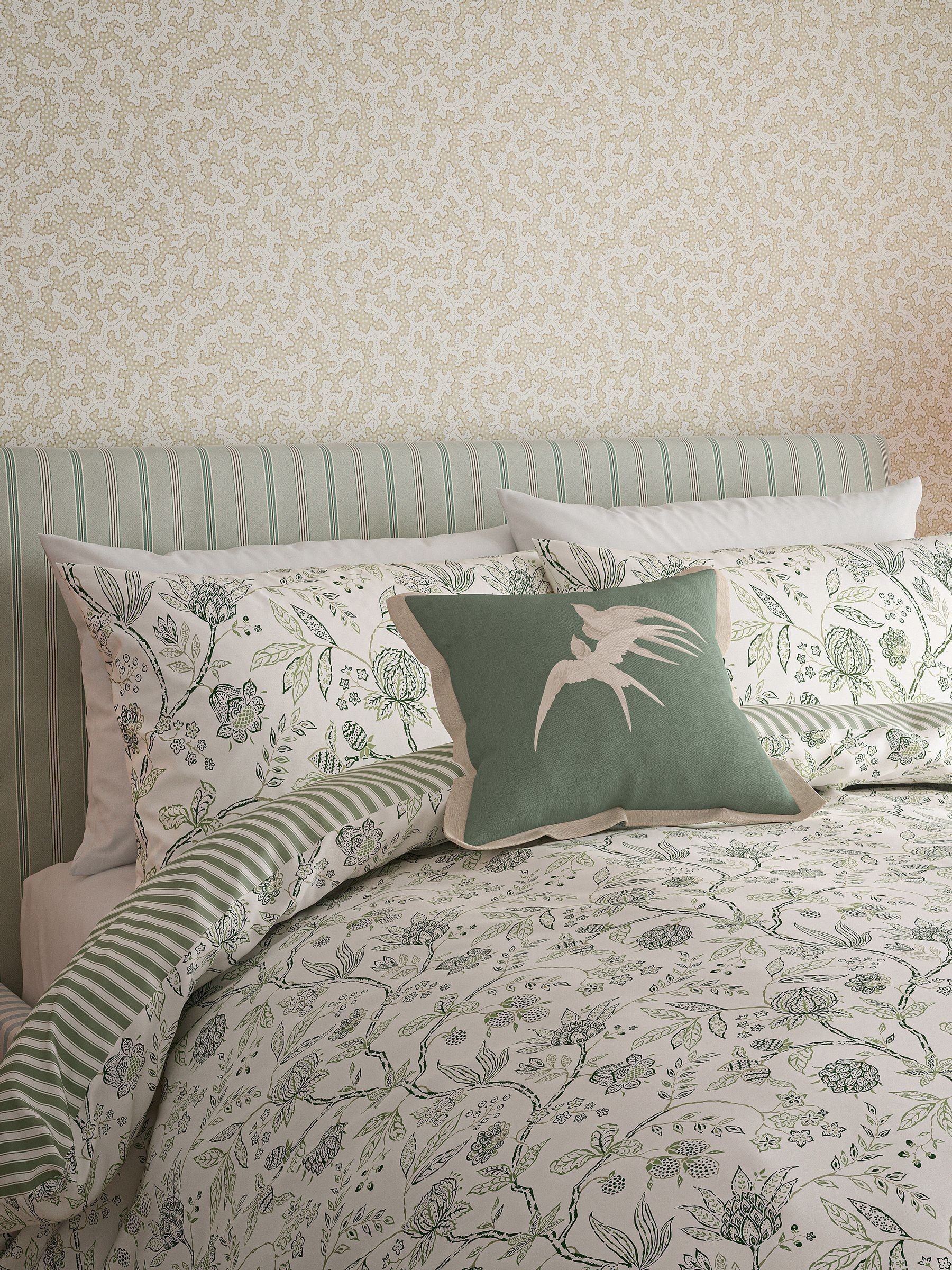 Buy Sanderson Green Solaine 100% Cotton Duvet Set from the Next UK ...
