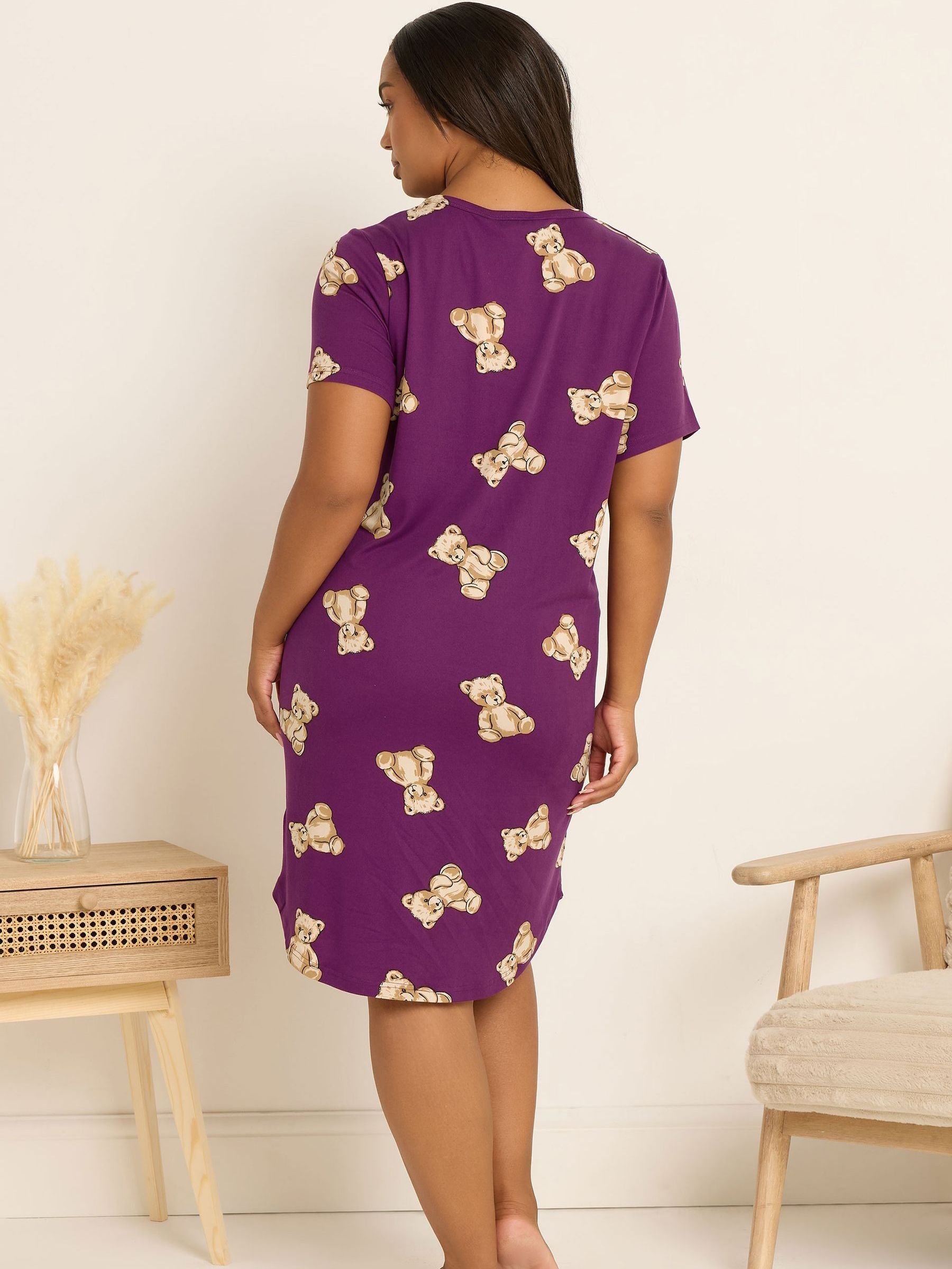 Buy Yours Curve Red Soft Touch Nightdress from Next Australia