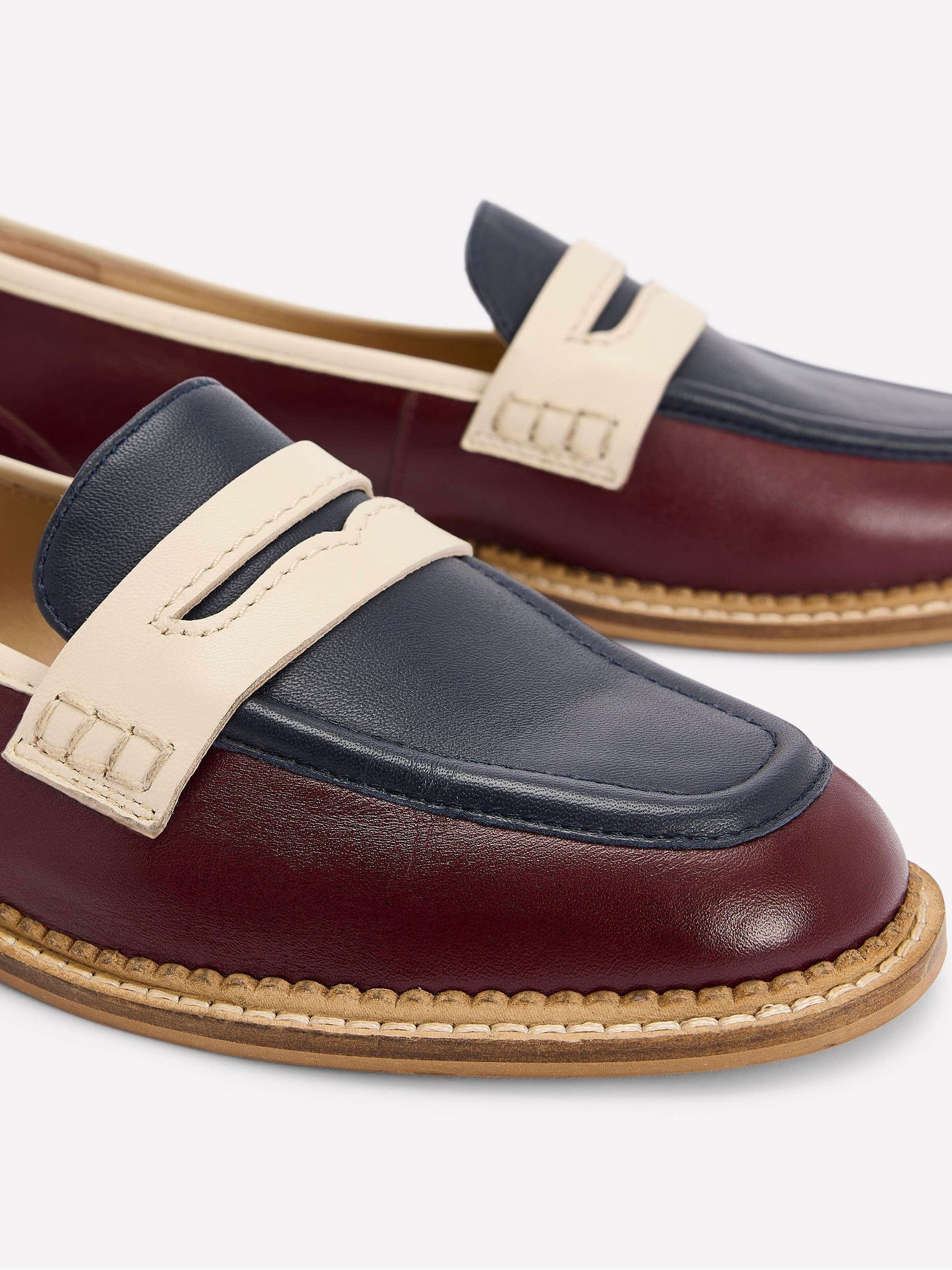 Buy Boden Red Nya Penny Loafers from Next Malaysia