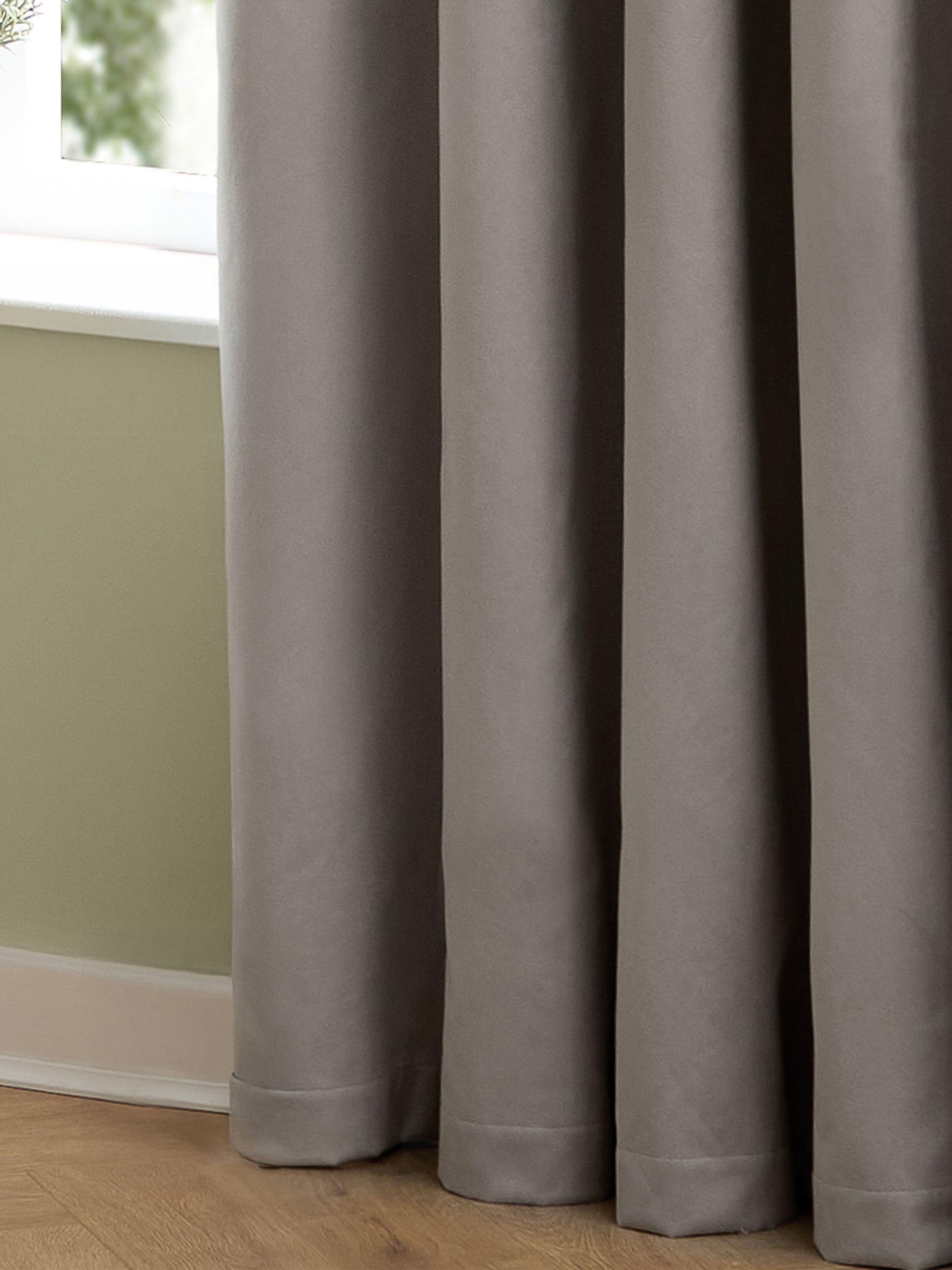 Buy Furn Silver Velvet Eyelet Lined Curtains from the Next UK online shop