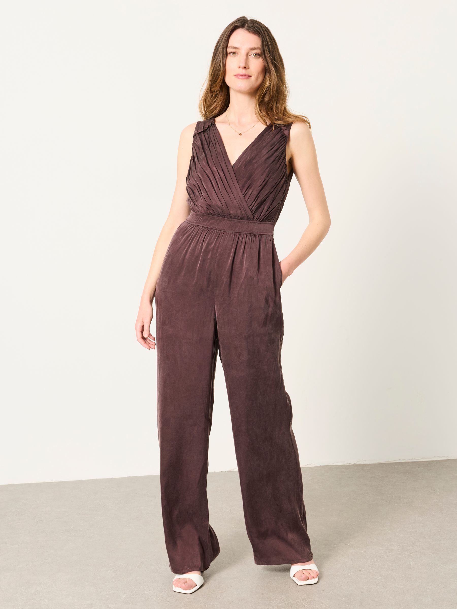 Buy FatFace Judi Chocolate Brown Jumpsuit from the Next UK online shop