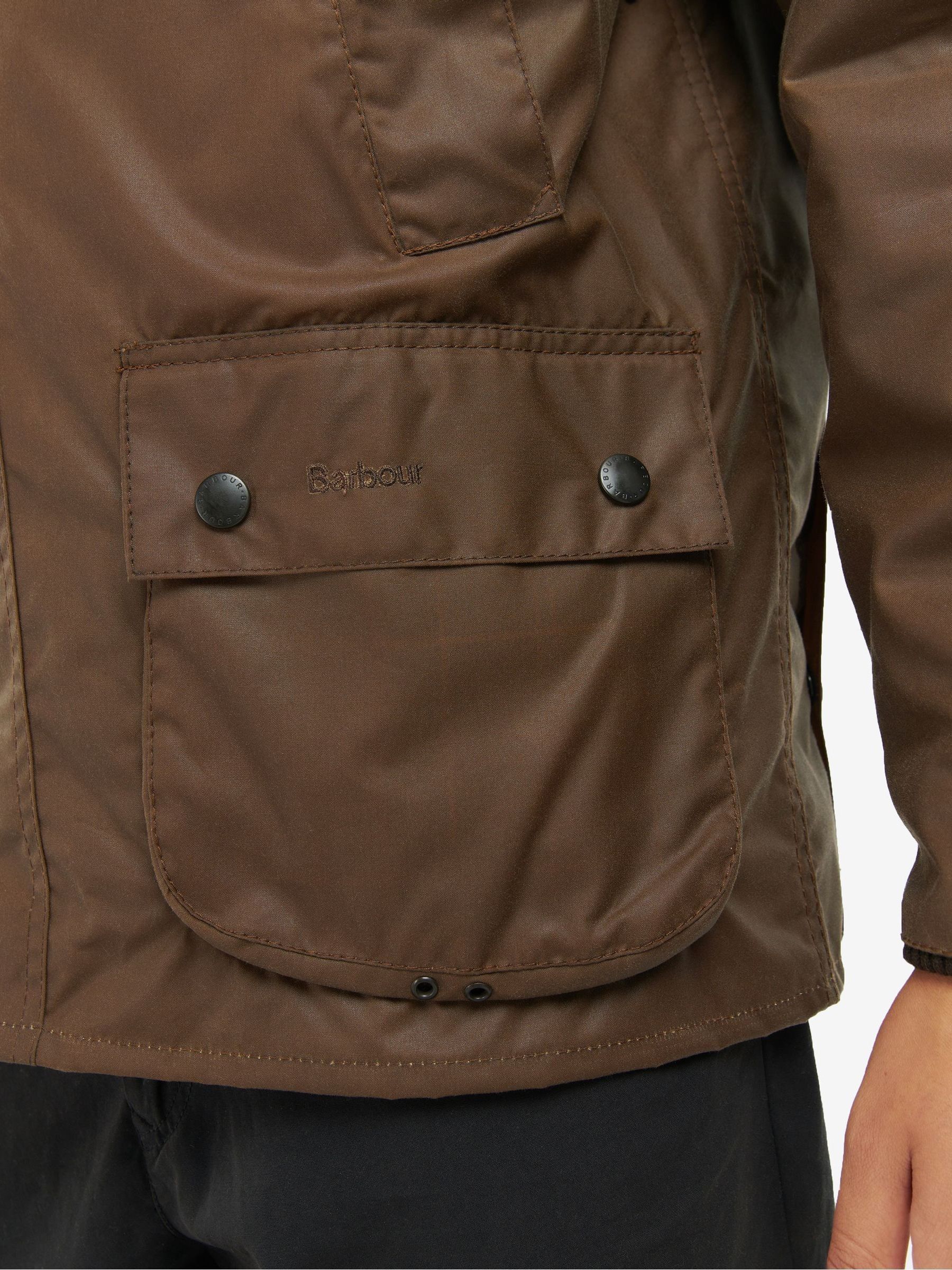 Buy Barbour® Bark Brown Bedale Wax Jacket from the Next UK online shop