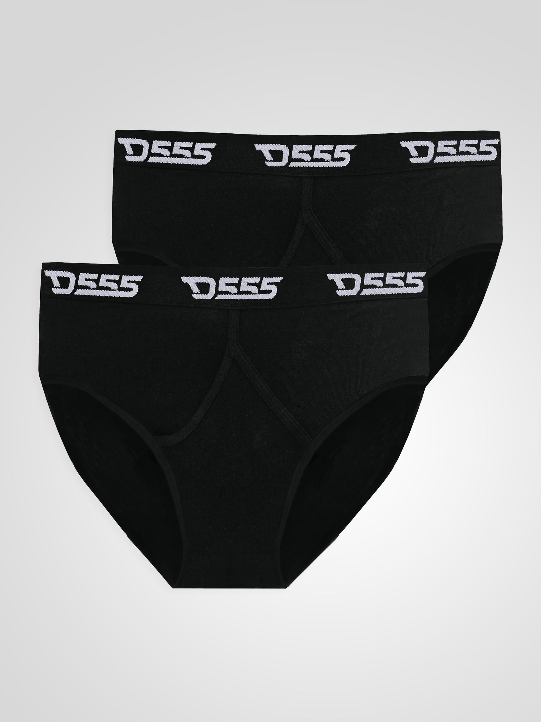 Buy D555 Black THOMPSON Y Front Cotton Briefs 2 Pack from the Next UK ...