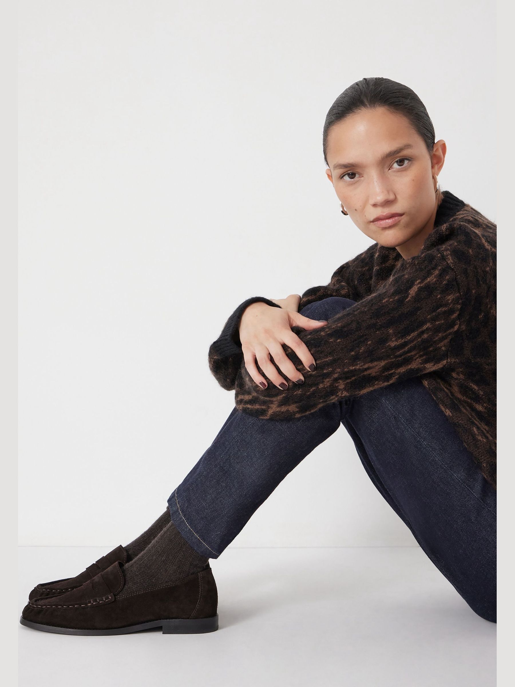 Buy Hush Brown Suede Loafers from the Next UK online shop