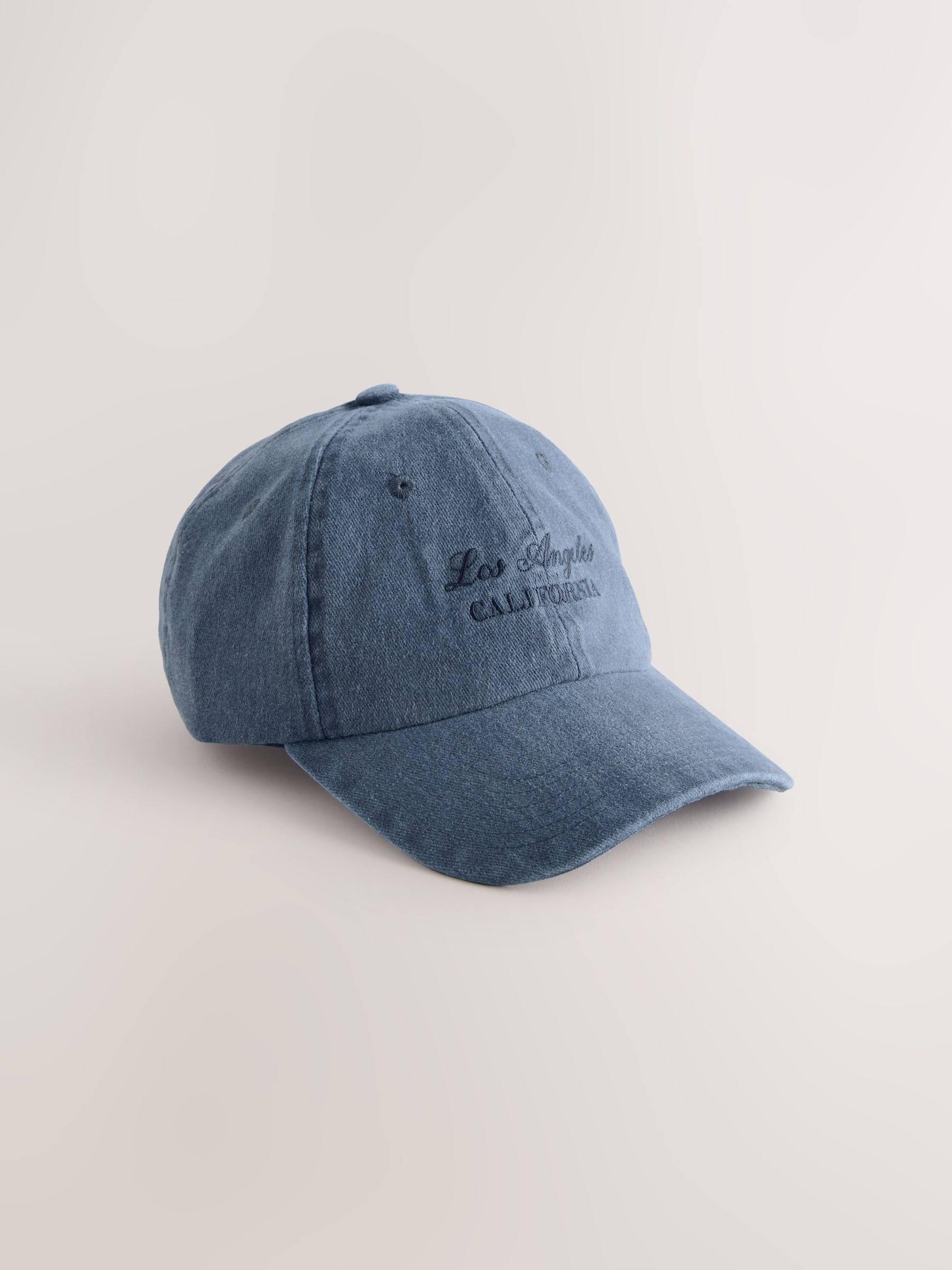 Buy Denim Blue Cotton Twill Slogan Cap from Next Australia