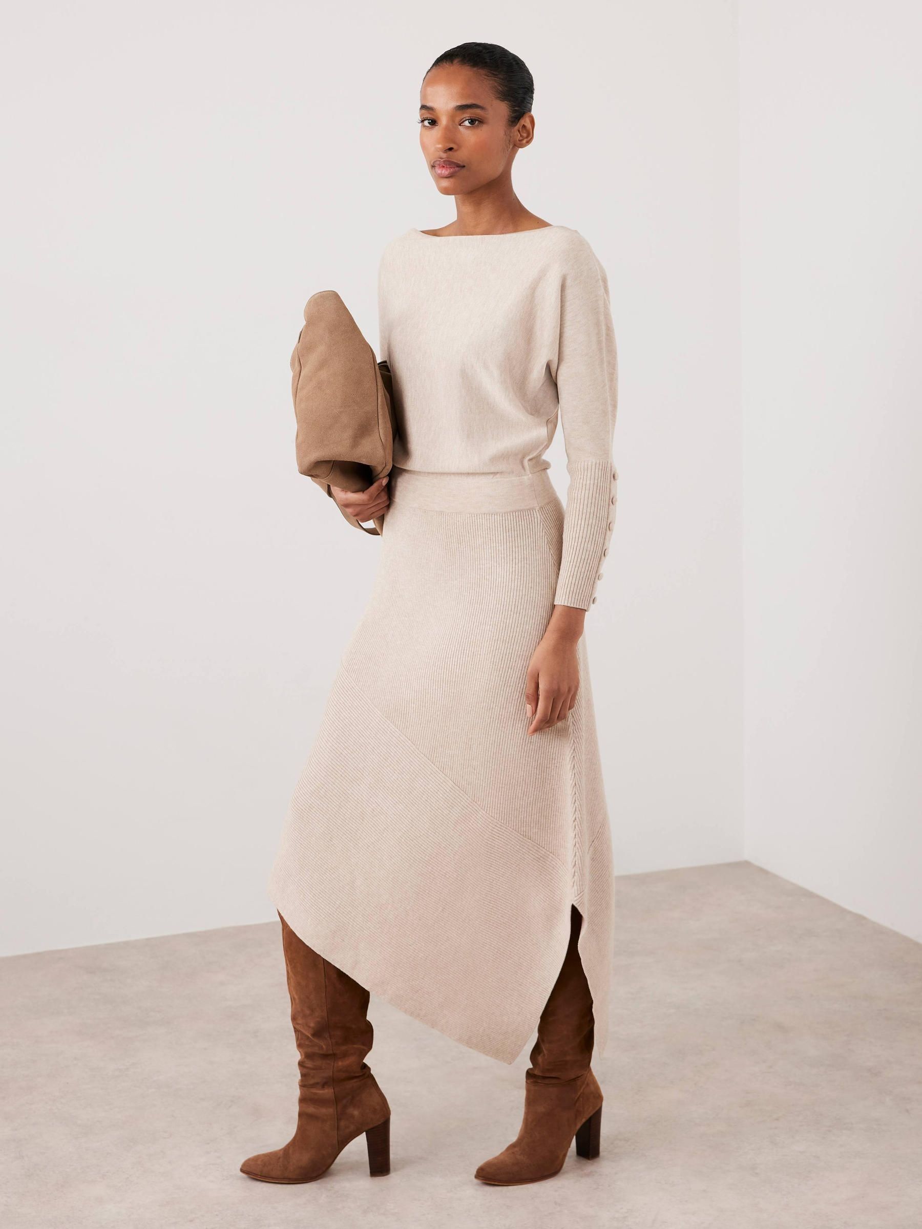 Buy Mint Velvet Natural Batwing Asymmetric Midi Dress from Next USA