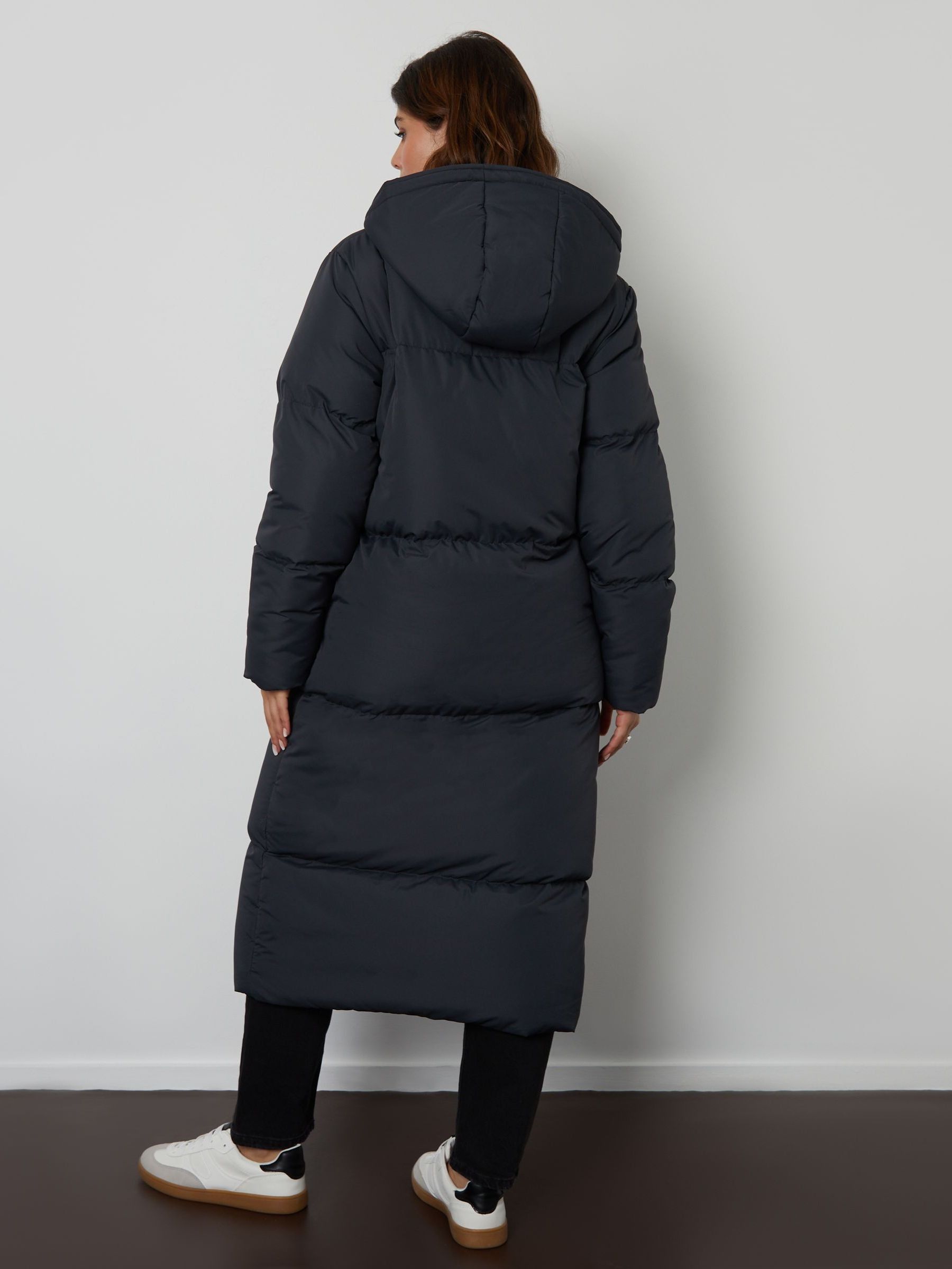Buy Threadbare Grey Maxi Puffer Jacket from the Next UK online shop