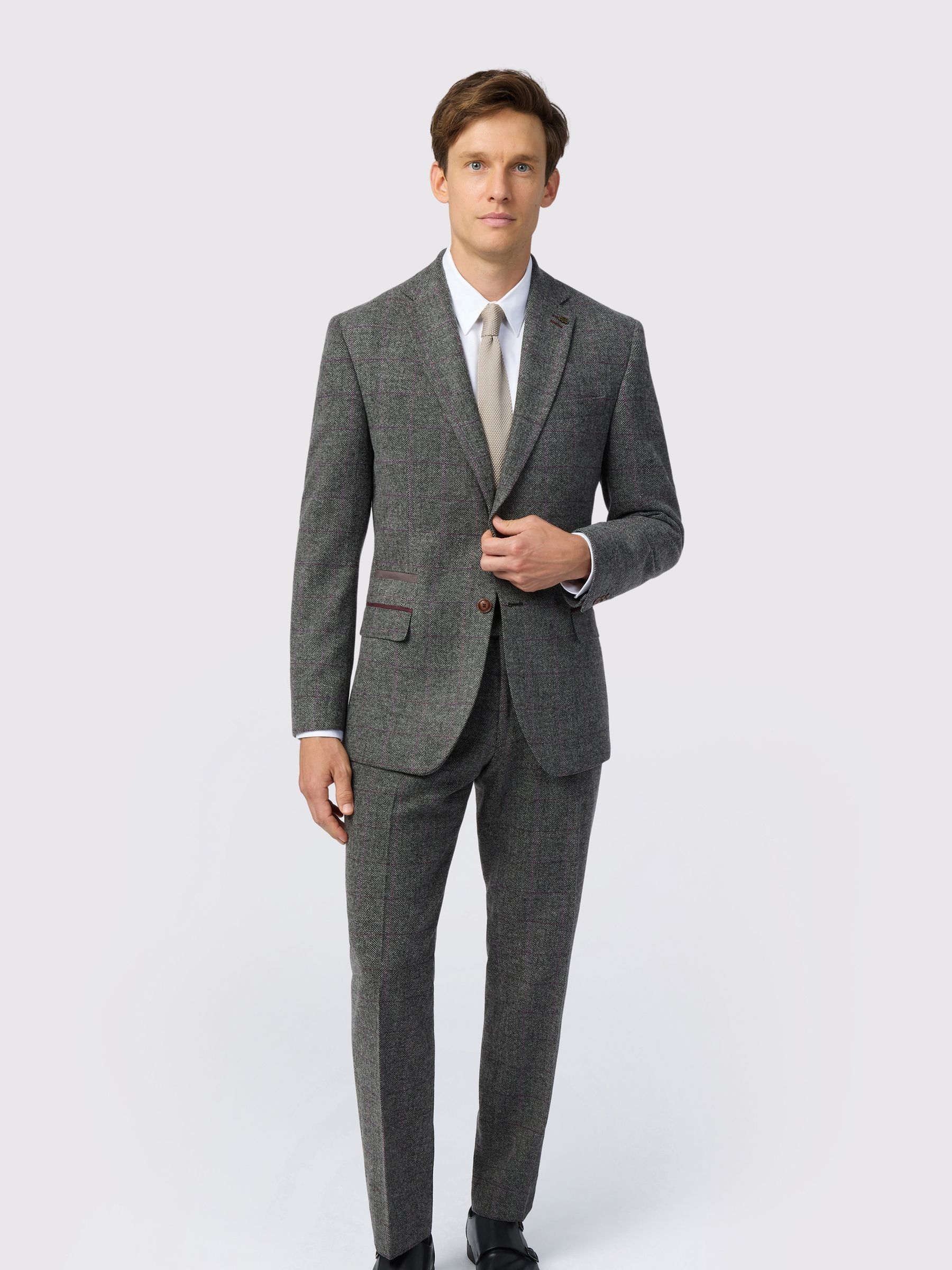 Buy Antique Rogue Grey Jace Tweed Jacket from the Next UK online shop