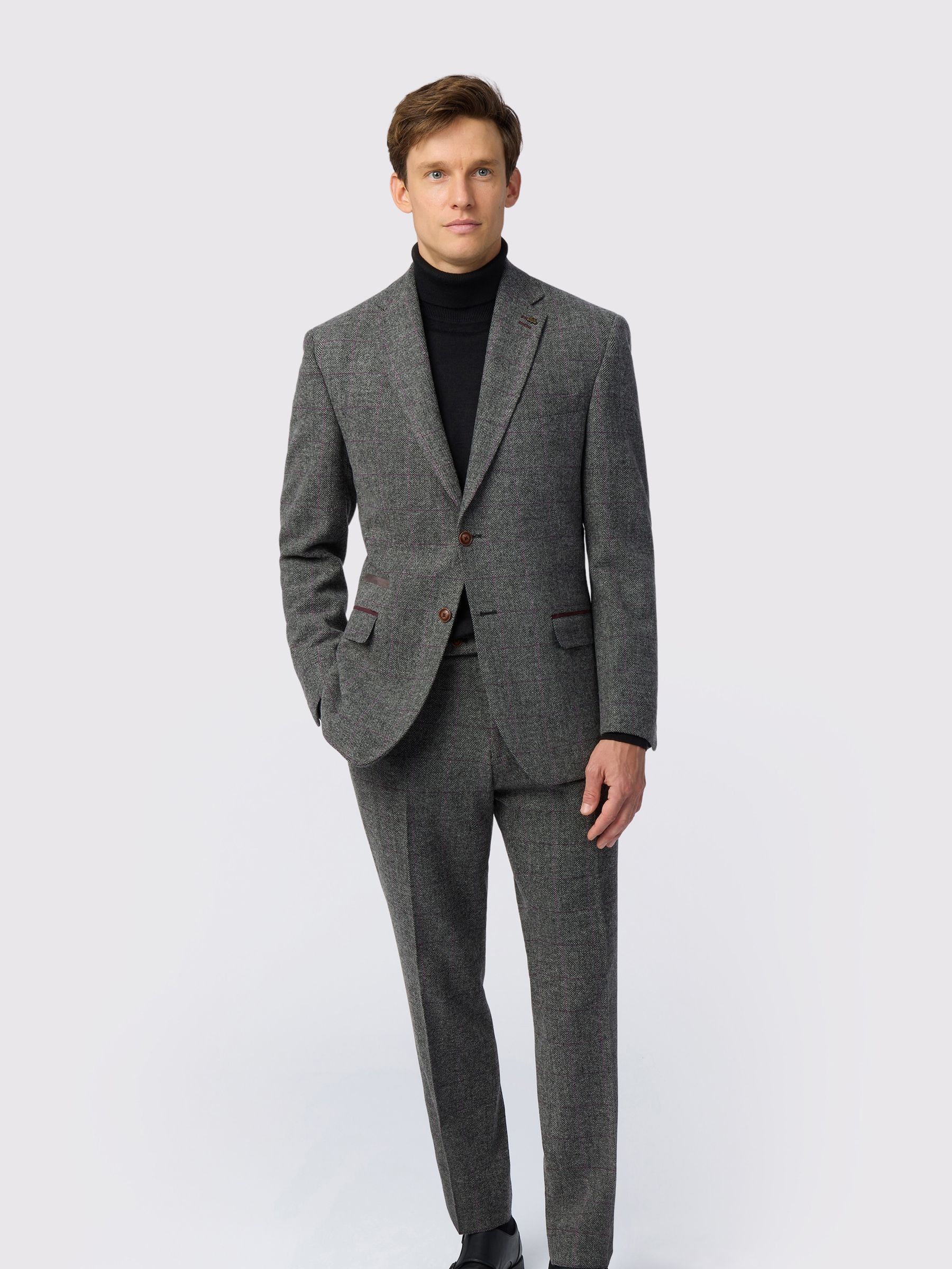 Buy Antique Rogue Grey Jace Tweed Jacket from the Next UK online shop