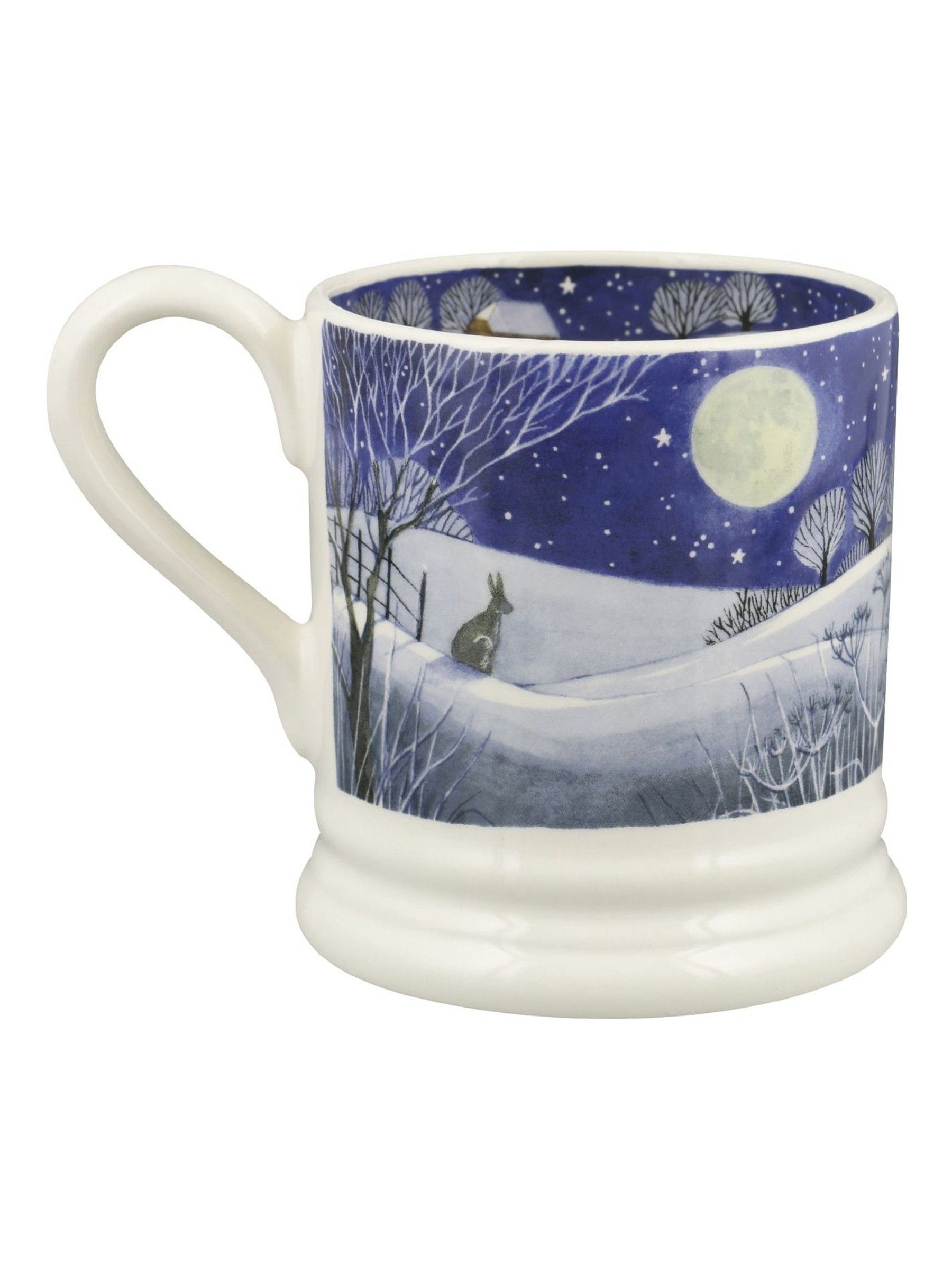 Buy Emma Bridgewater Cream Midnight Hare 1/2 Pint Mug from Next Israel