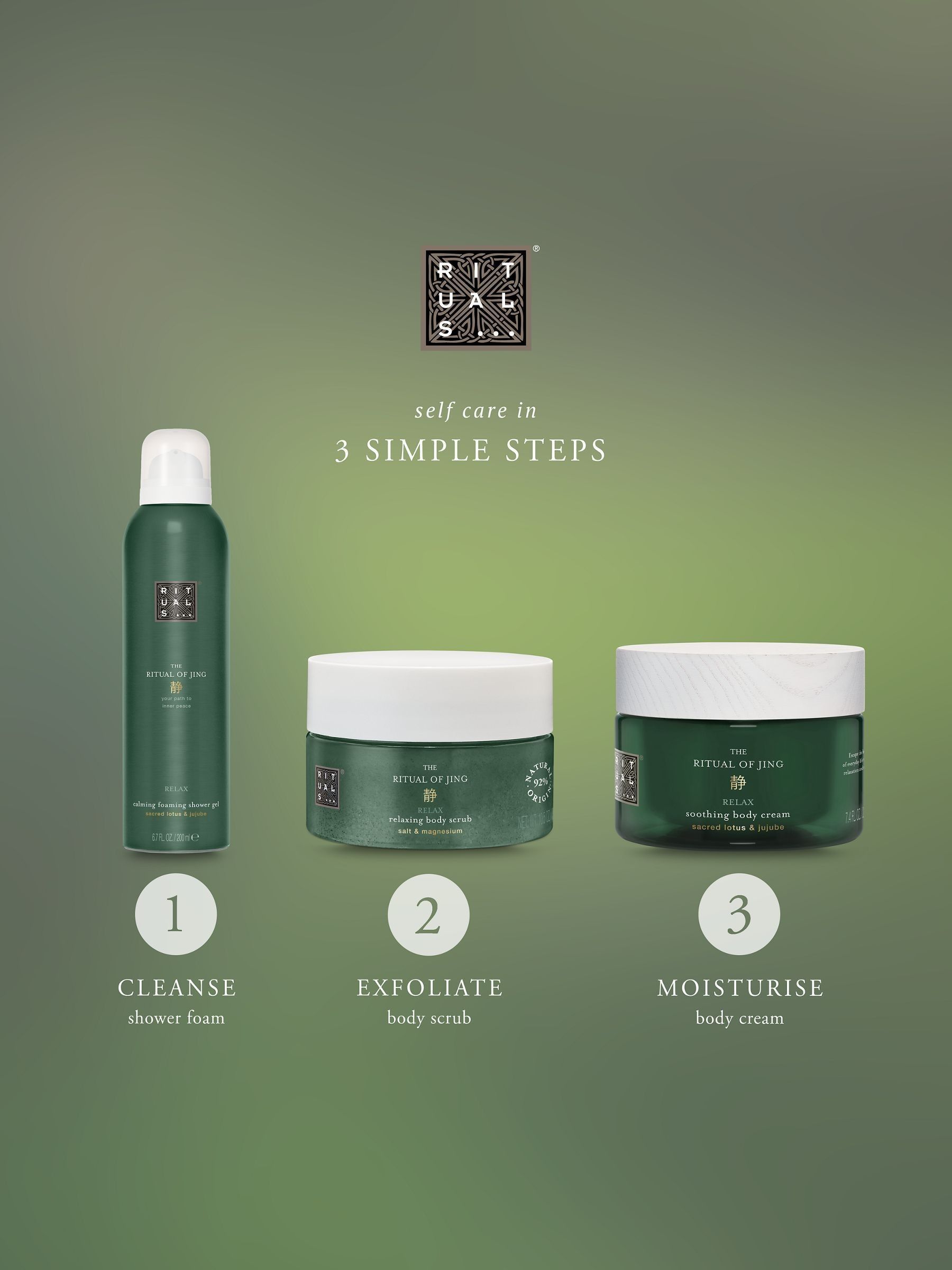 Buy Rituals The Ritual of Jing Jujube & Lotus Flower Trial Set from the ...