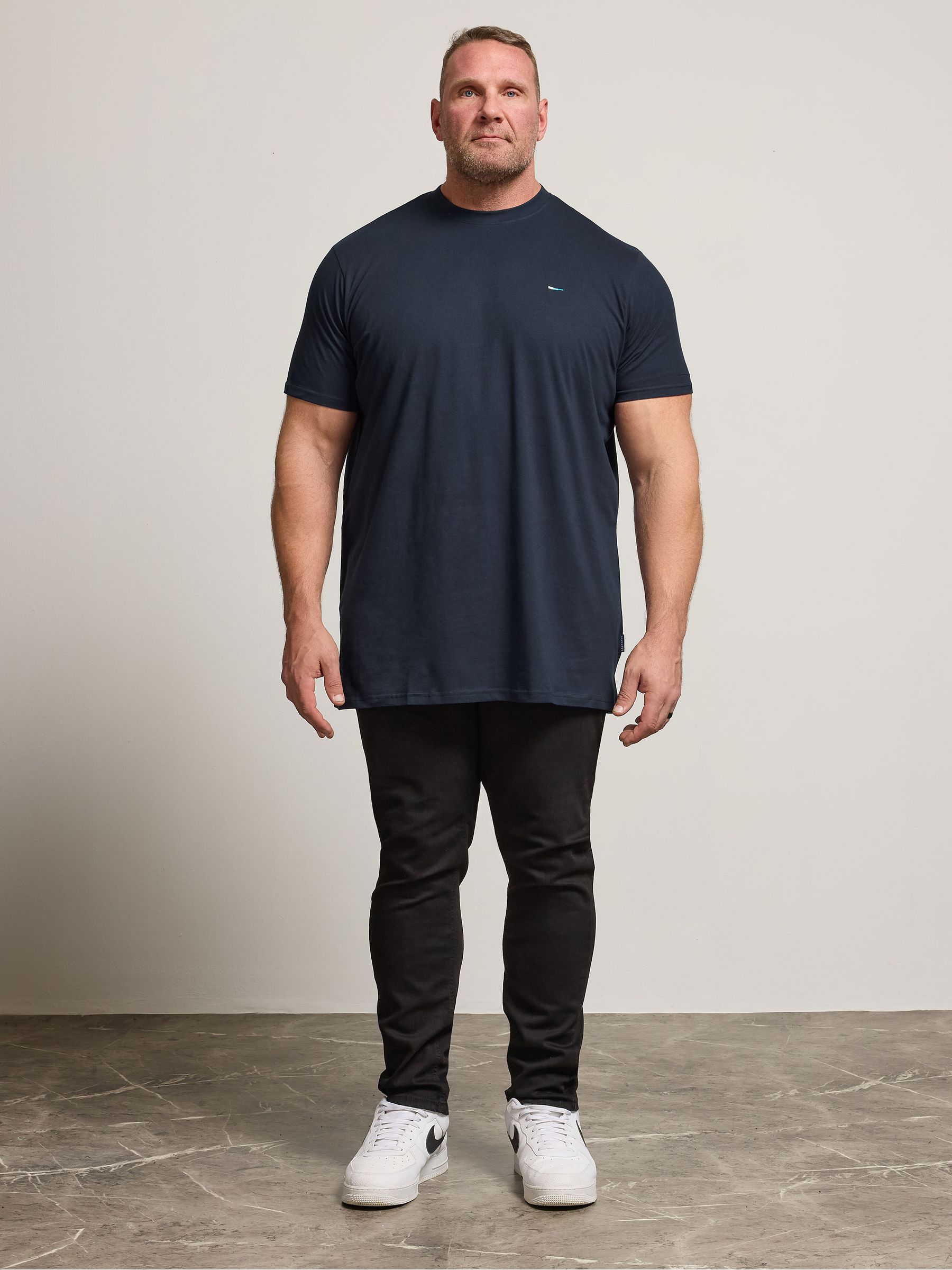 Buy BadRhino Big & Tall Blue 5 Pack Extra Long T-Shirts from the Next ...