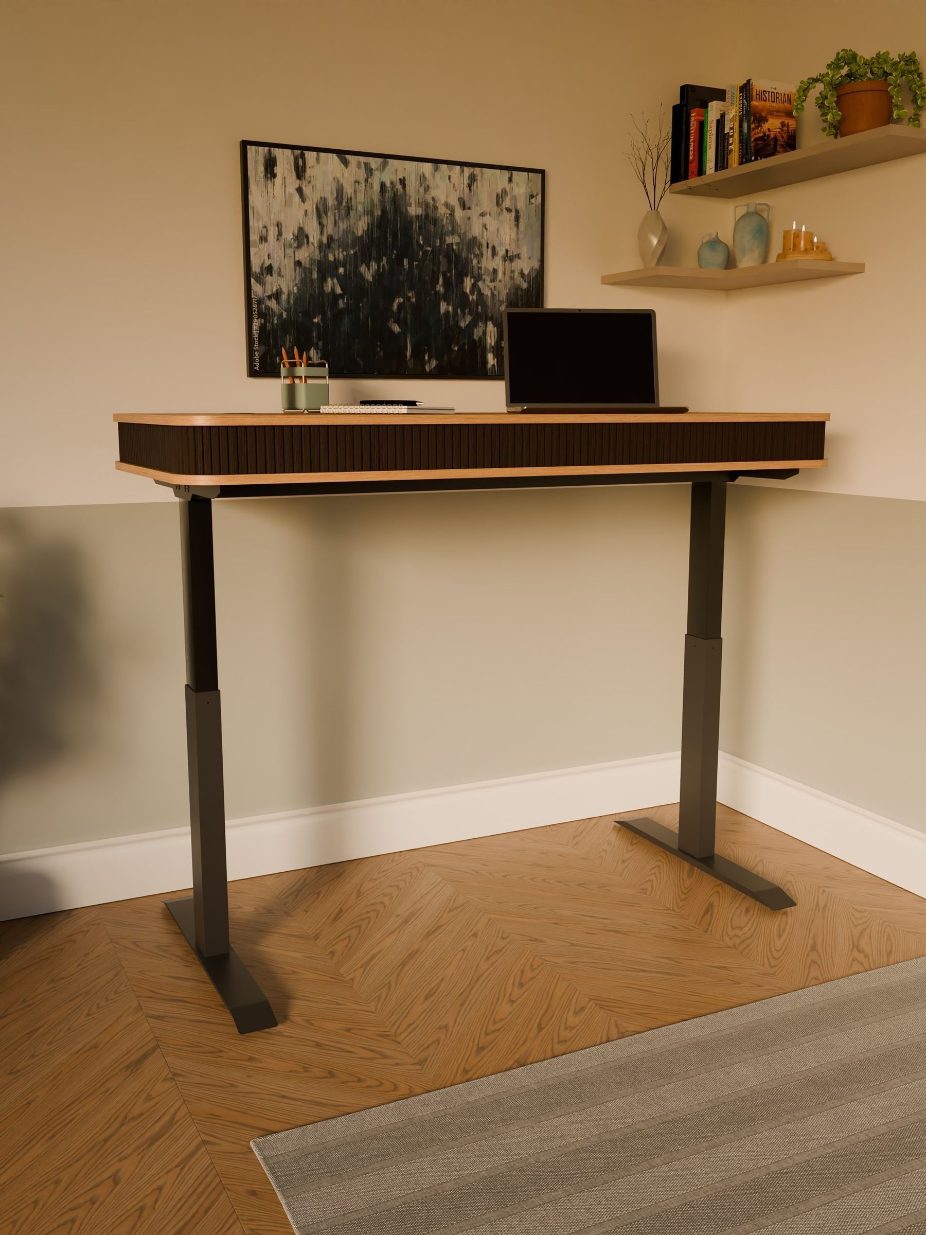 Buy Koble Natural Elin Height Adjustable Smart Desk from the Next UK ...