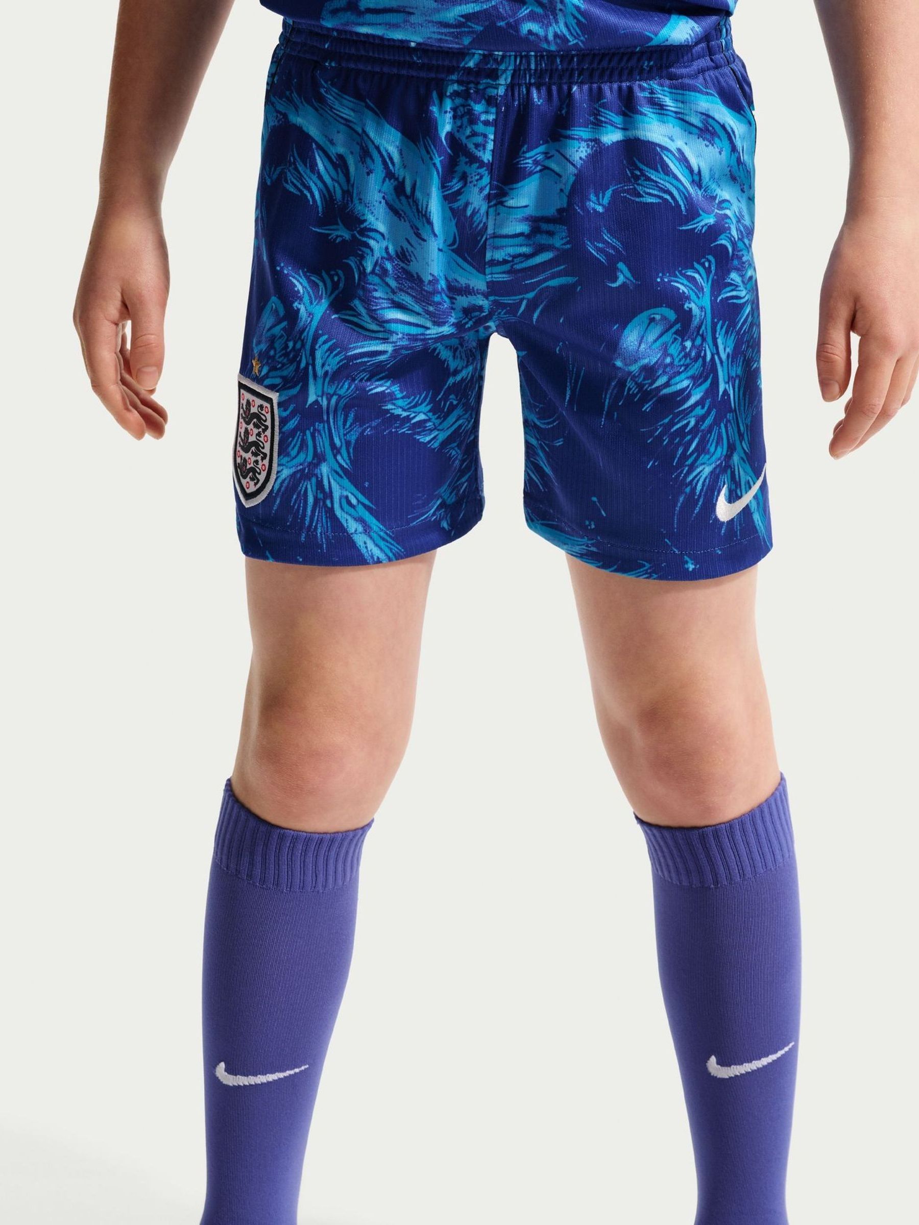 Buy Nike Blue England 2026 Stadium Goalkeeper Little Kids Football Kit ...