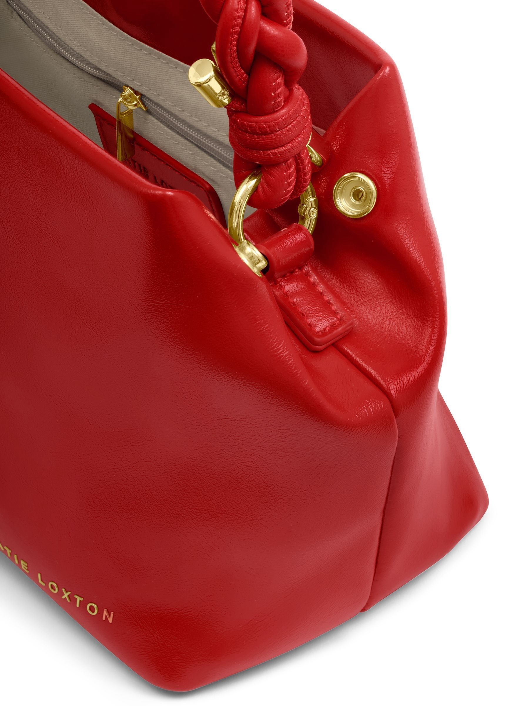 Buy Katie Loxton Red Arden Braided Top Handle Bag from the Next UK ...