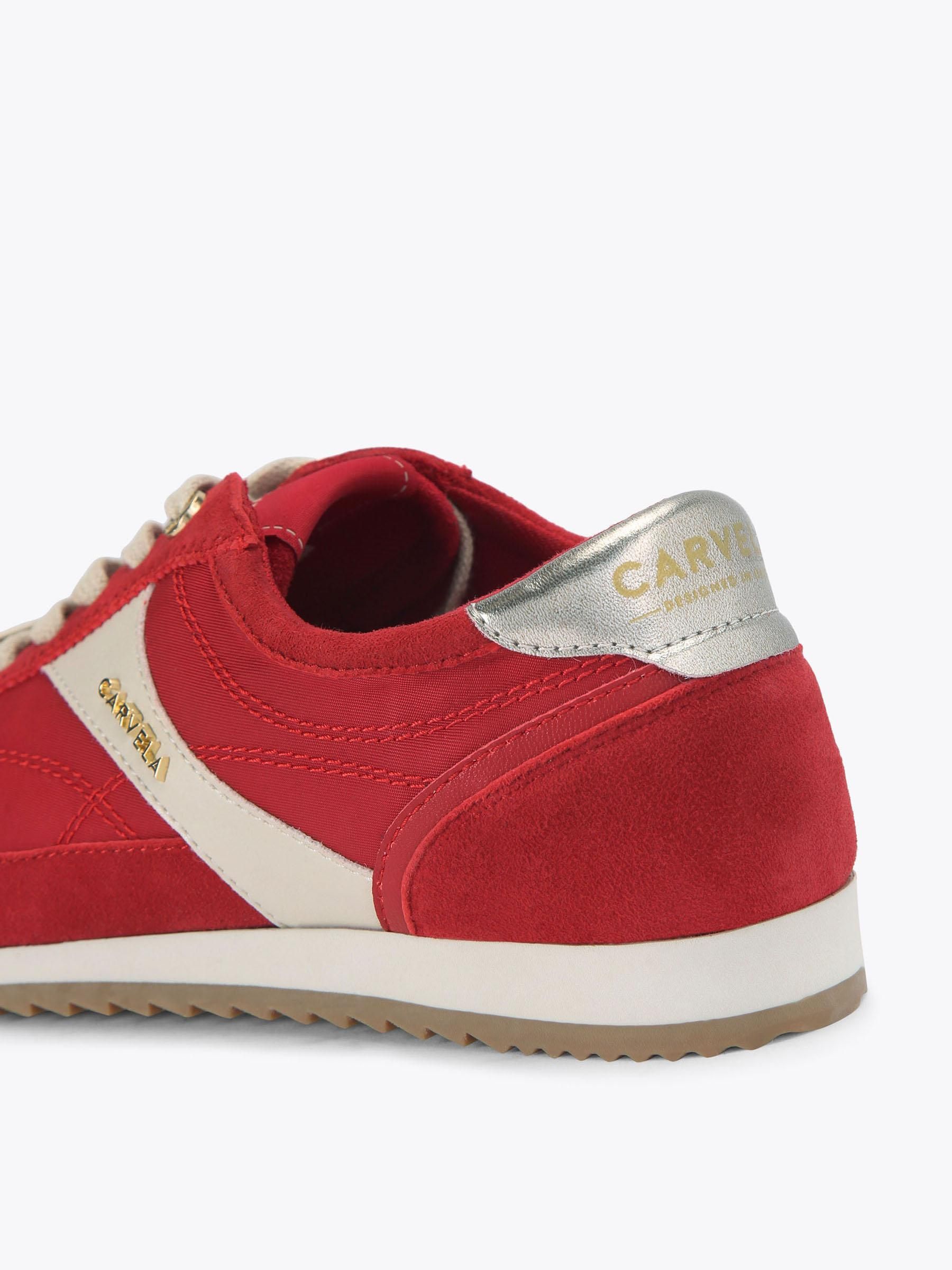 Buy Carvela Red Costa Trainers from Next Canada