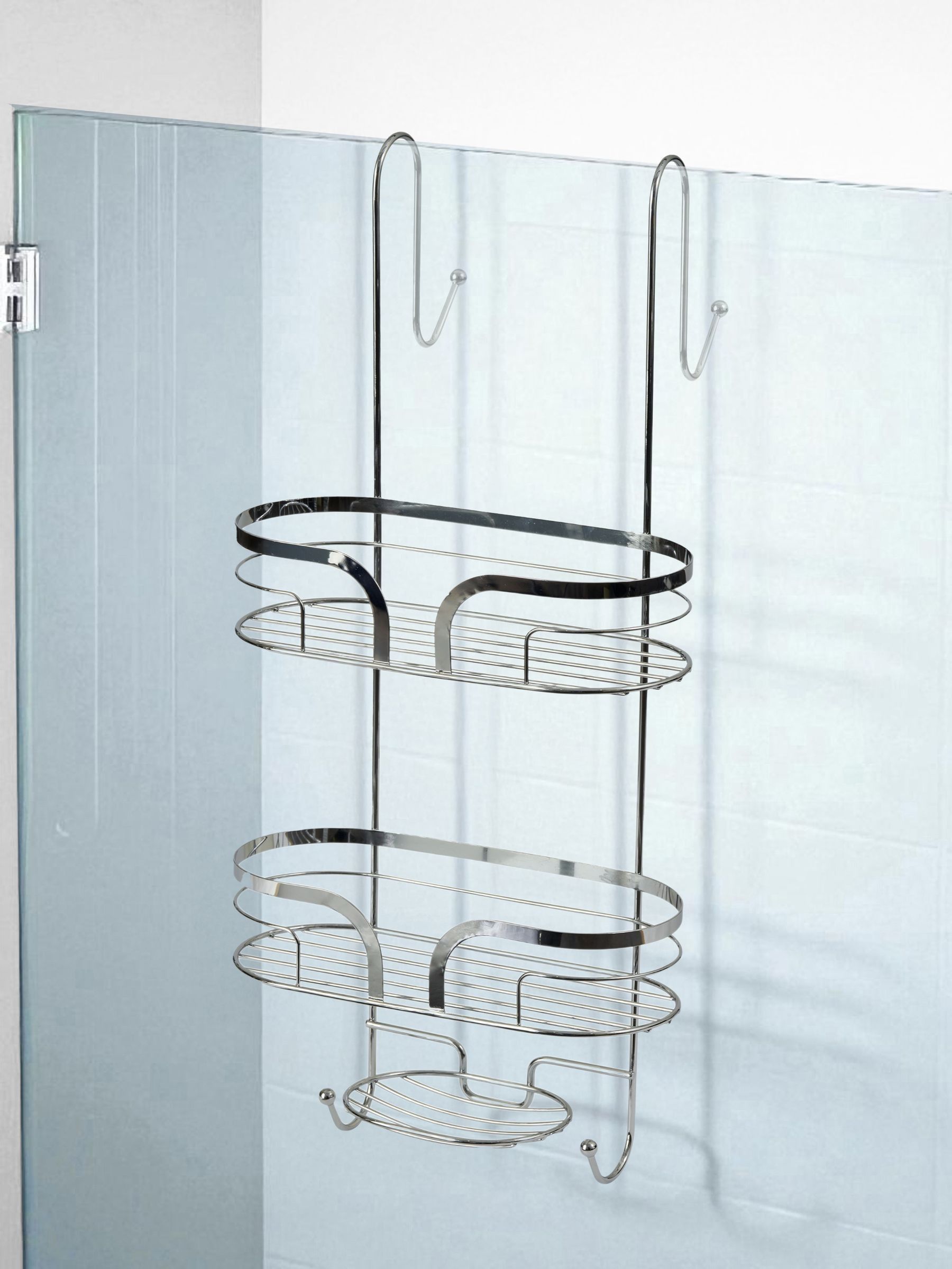 Buy Showerdrape Chrome Dante Hanging Shower Caddy from Next USA