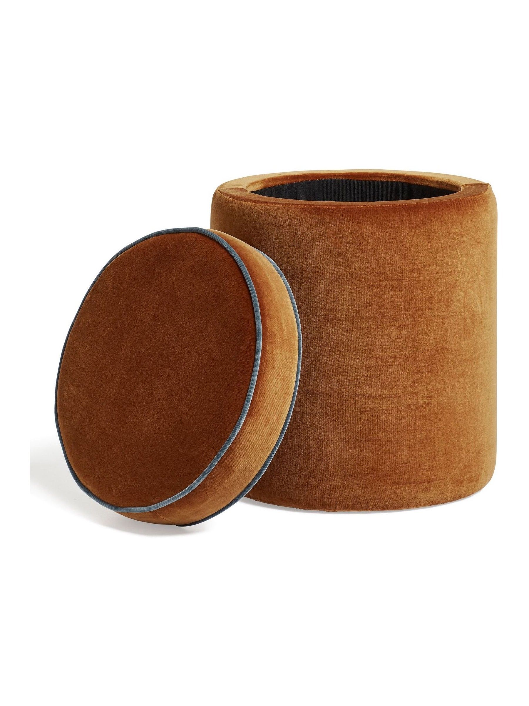 Buy Oka Orange Samena Ottoman from the Next UK online shop