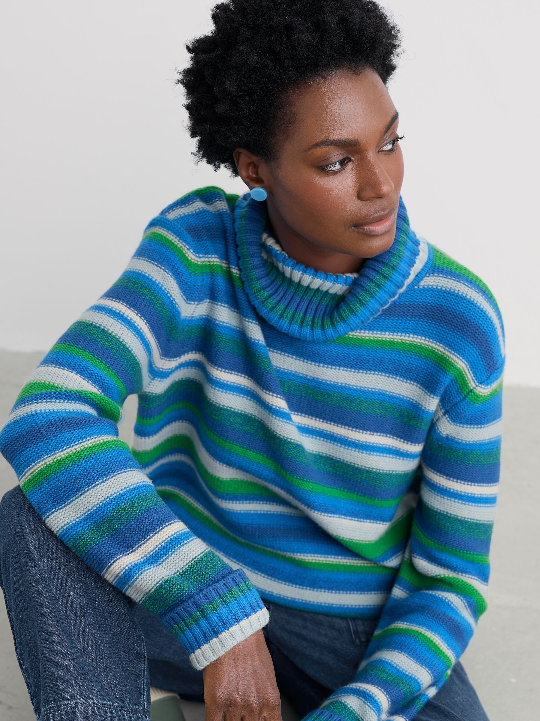 Buy Seasalt Cornwall Blue Braque Jumper from the Next UK online shop