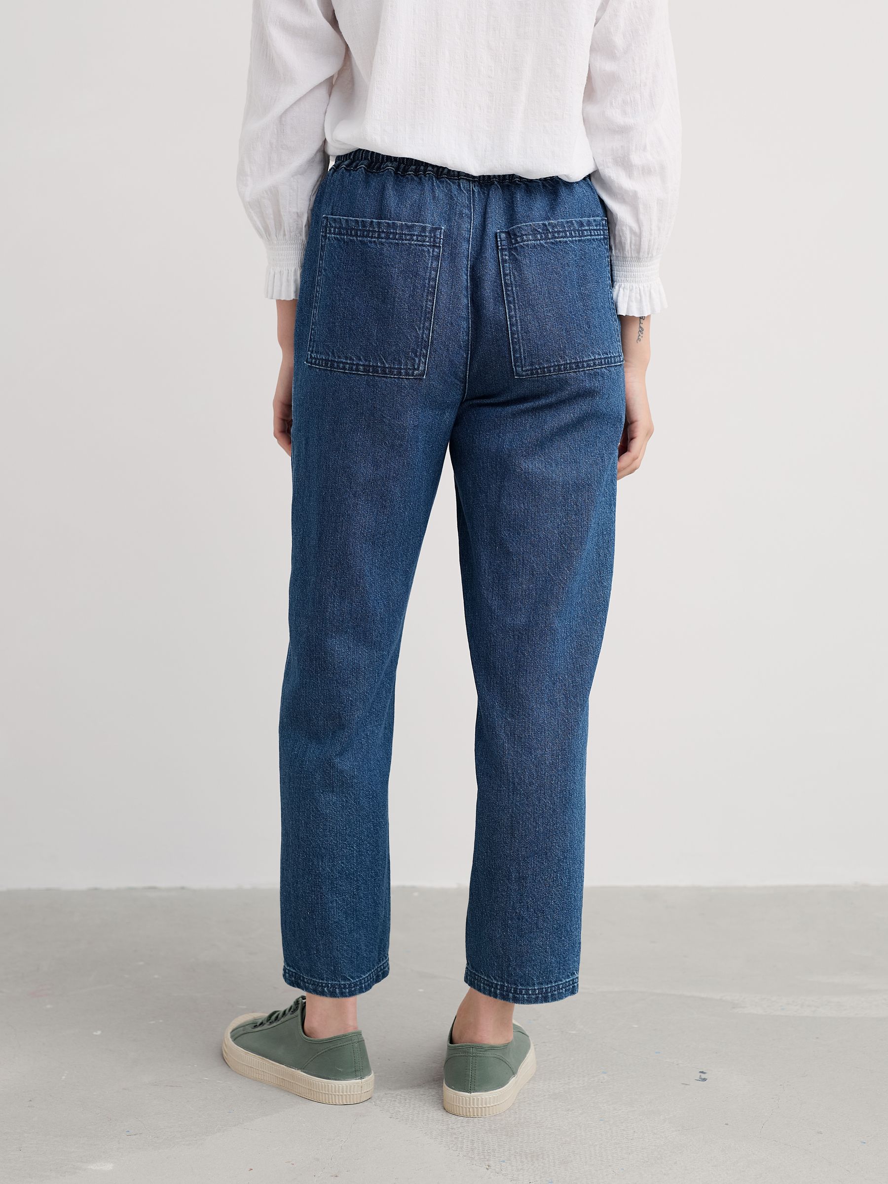 Buy Seasalt Cornwall Blue Petite Sholl Trousers from Next Cyprus