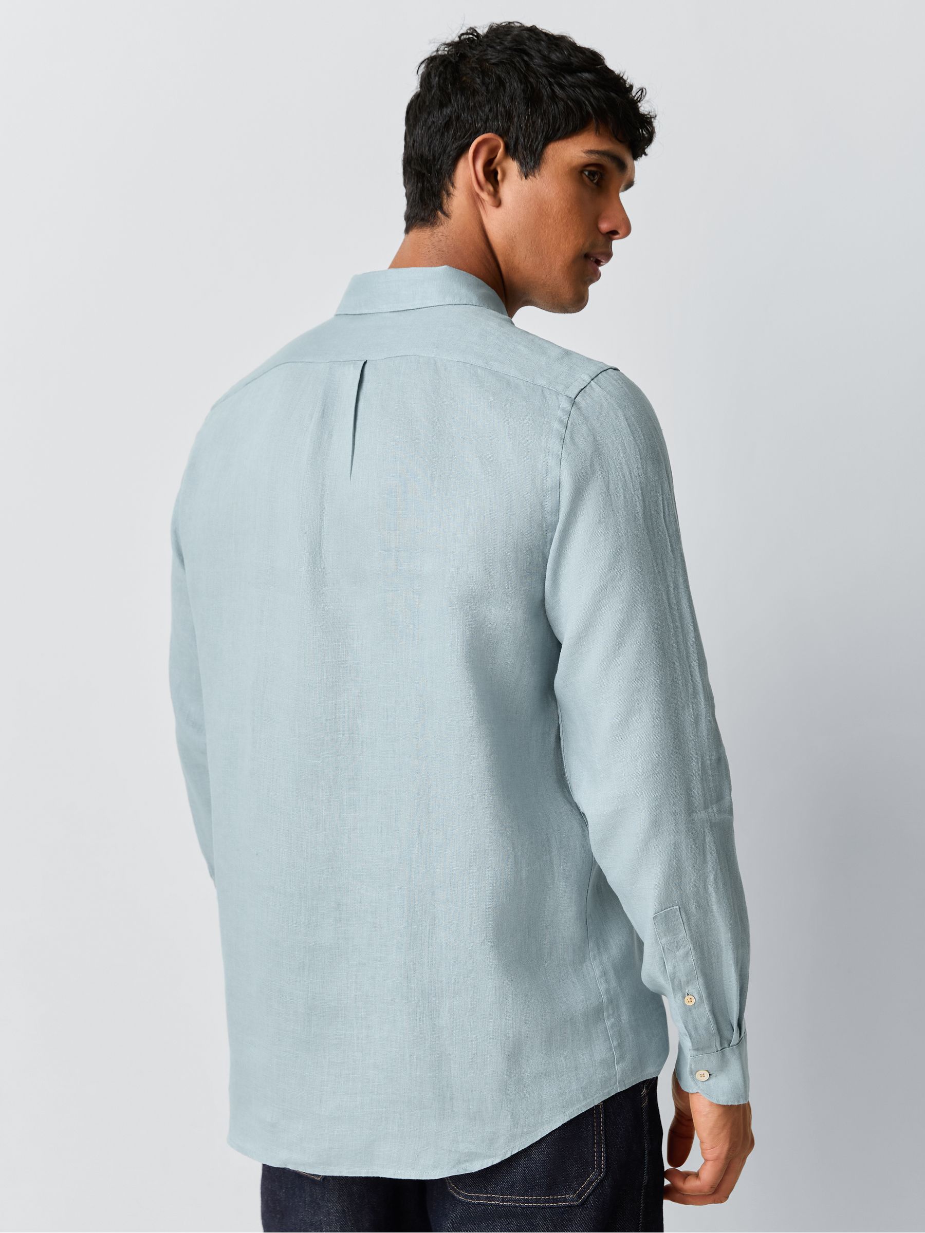 Buy PS Paul Smith Blue Long Sleeve Logo Shirt from the Next UK online shop