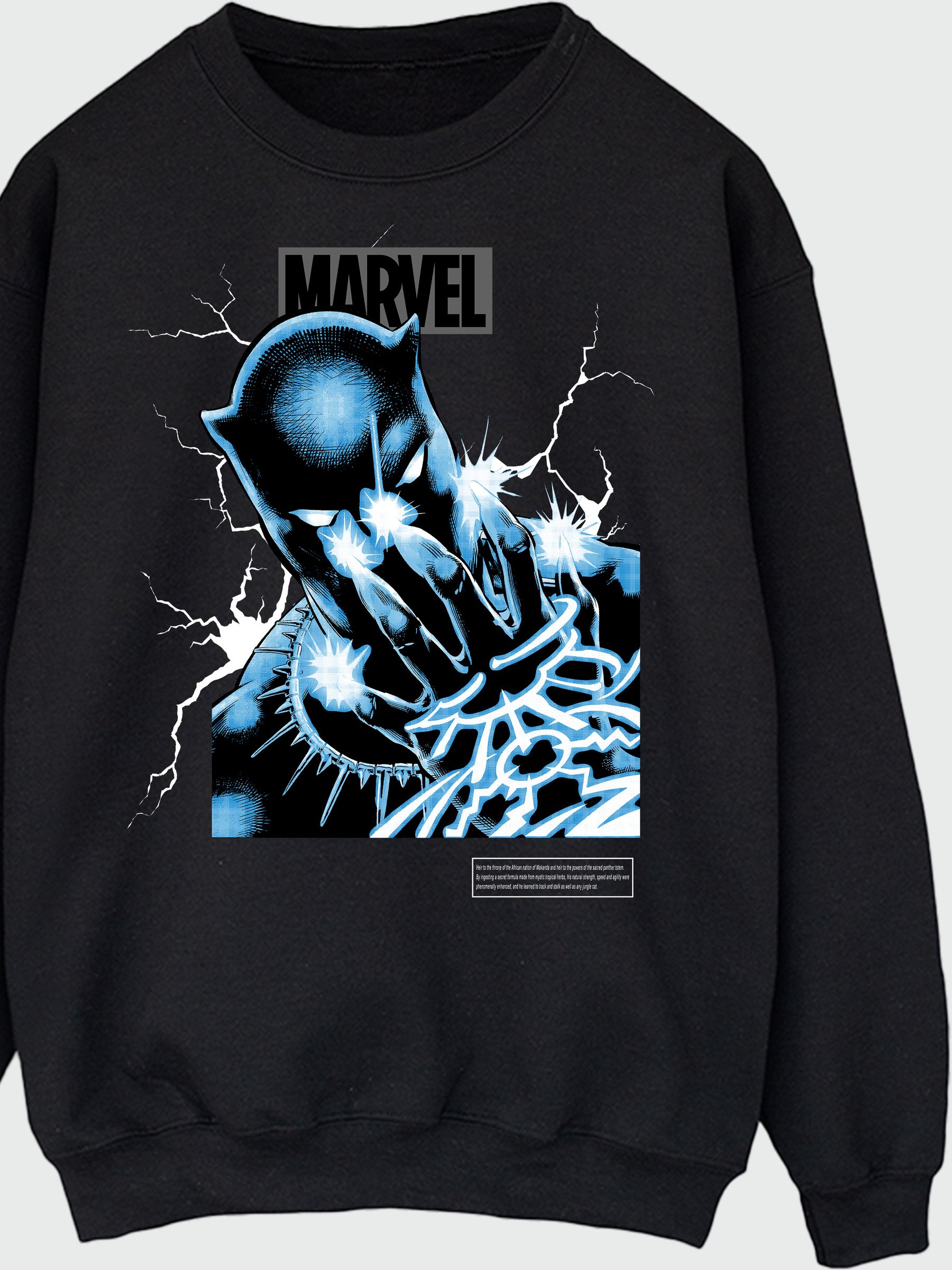 Buy Brands In Marvel Panther Claws Sweat Top from Next Czech Republic