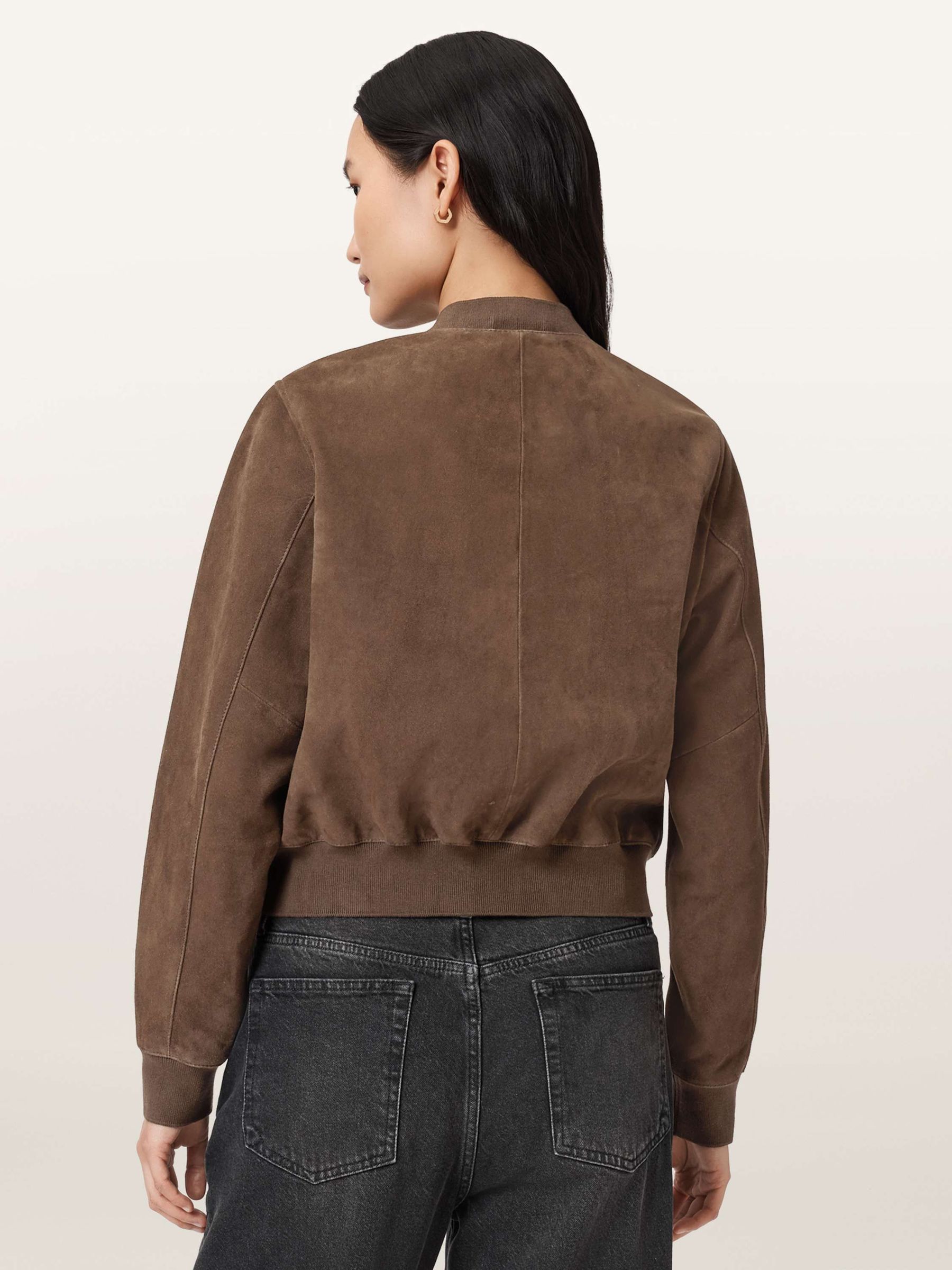 Buy AllSaints Brown Orten Suede Bomber Jacket from Next South Africa