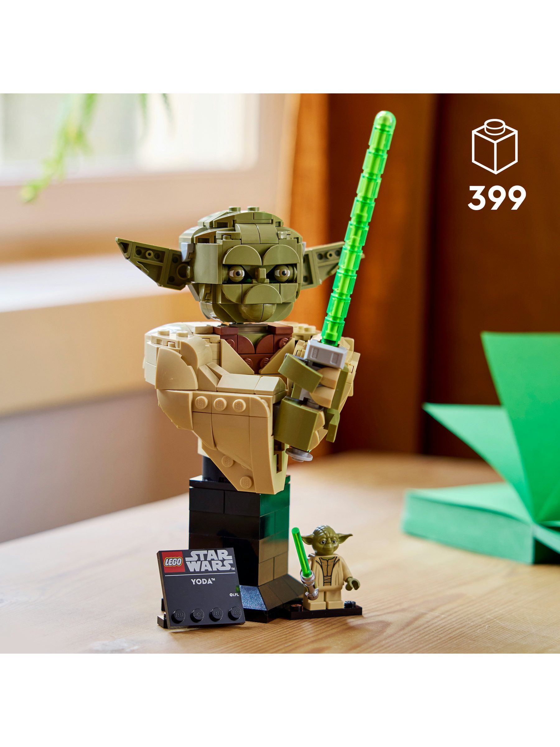 Buy LEGO Star Wars Yoda Bust Collectible Model Kit 75438 from the Next ...