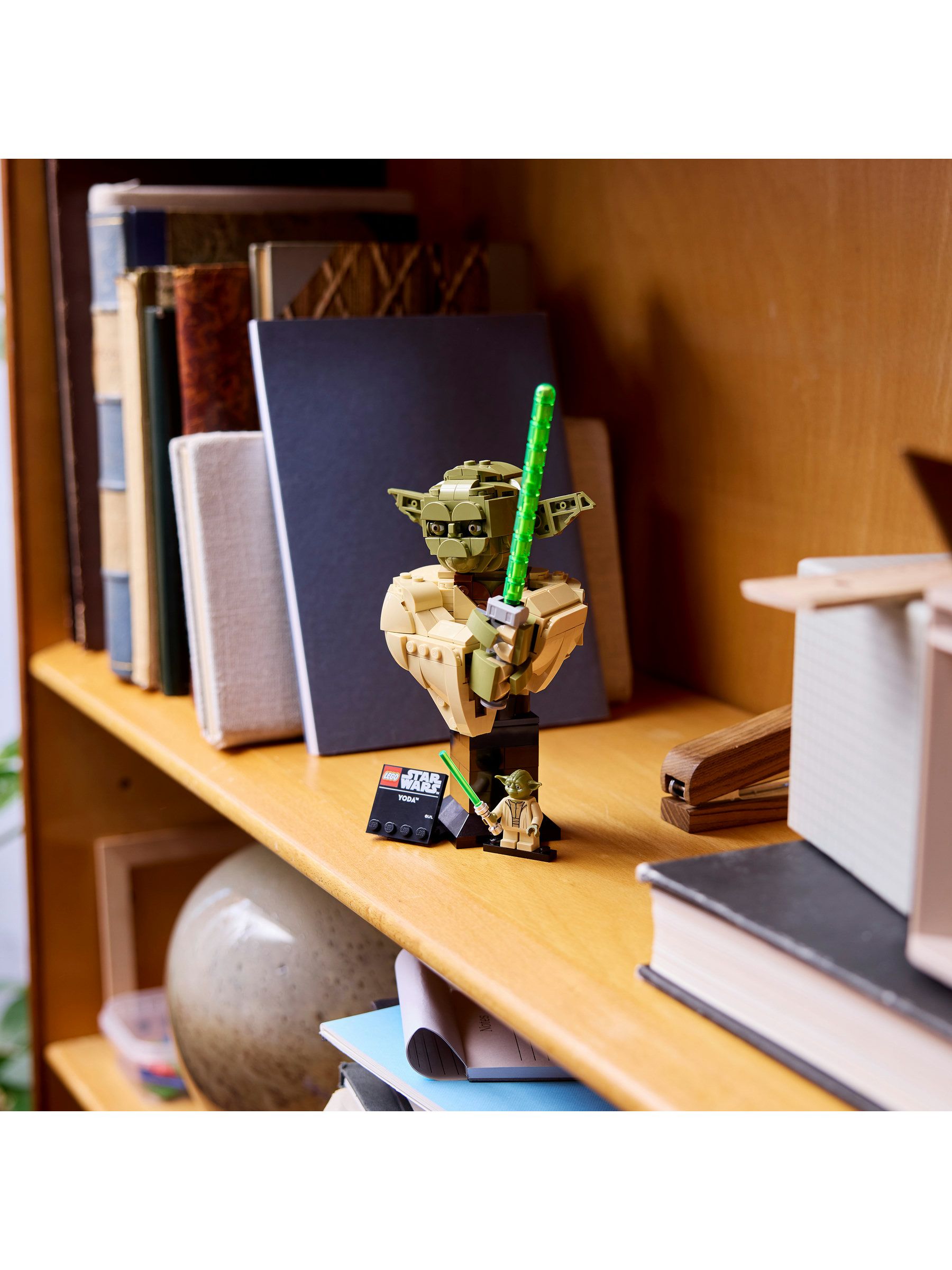 Buy LEGO Star Wars Yoda Bust Collectible Model Kit 75438 from the Next ...