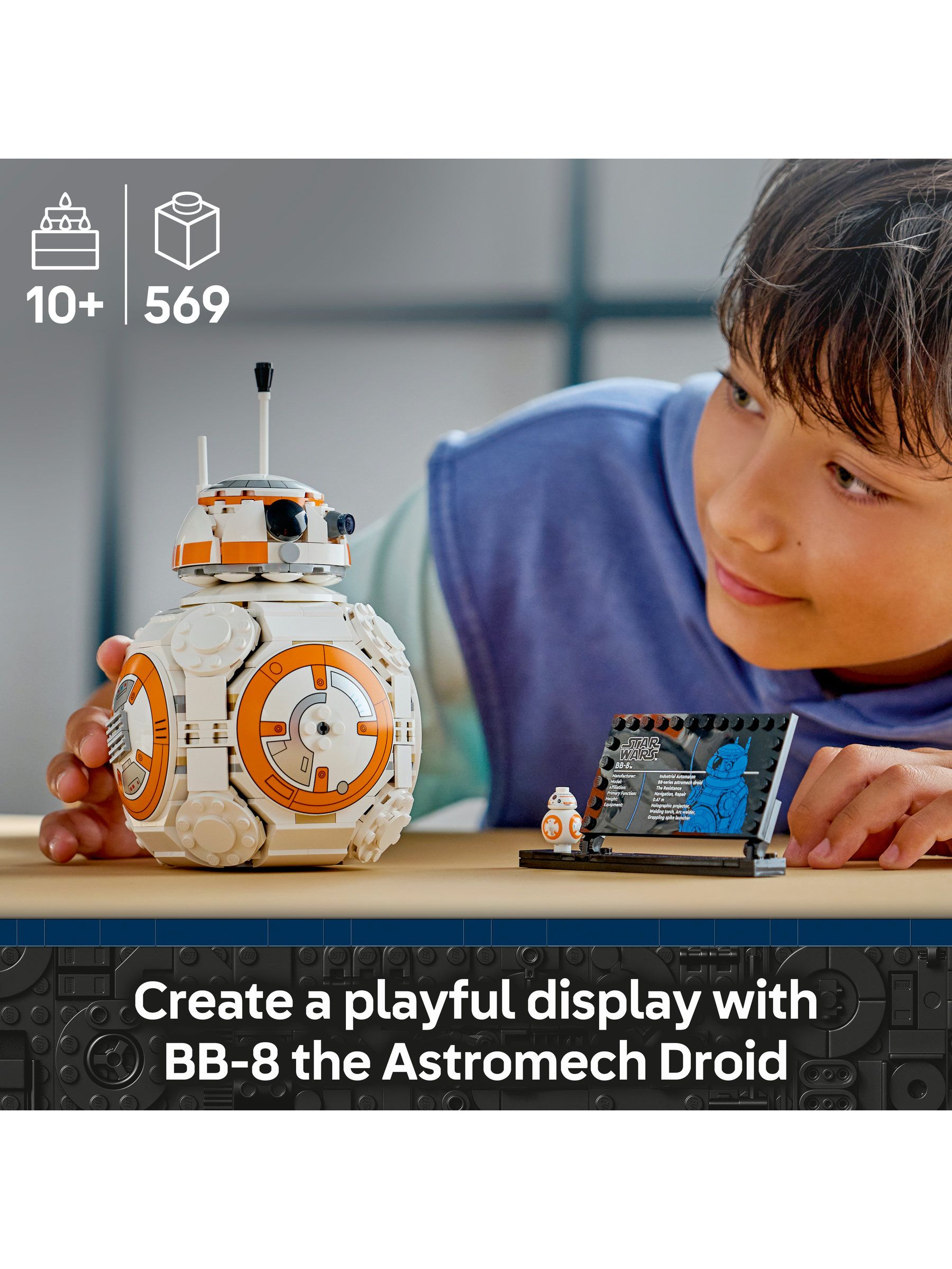 Buy LEGO Star Wars BB8 Astromech Droid Building Toy 75452 from the Next ...